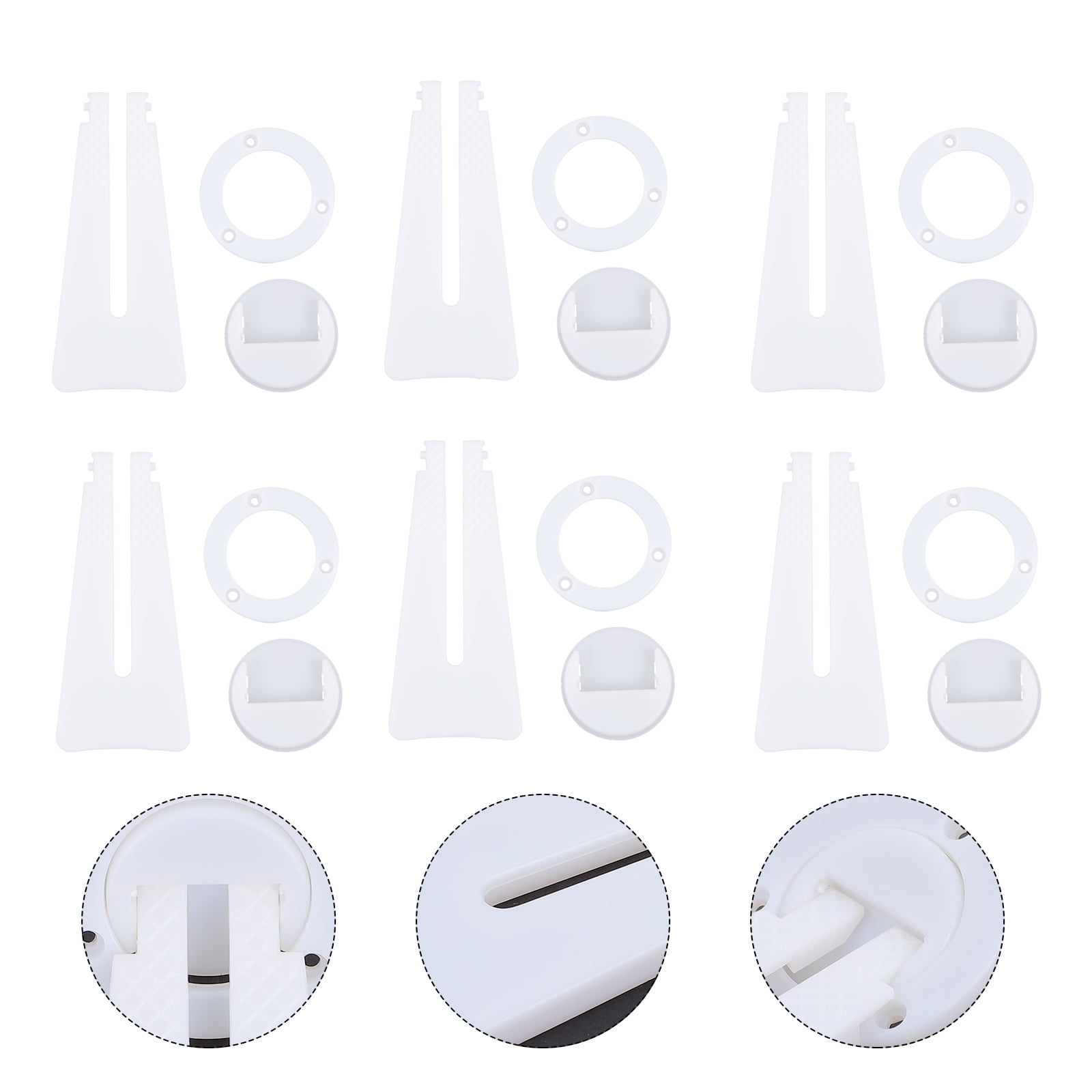 TABLZONE 12Pcs White Plastic Display Racks for Artwork and Photo Frames ...