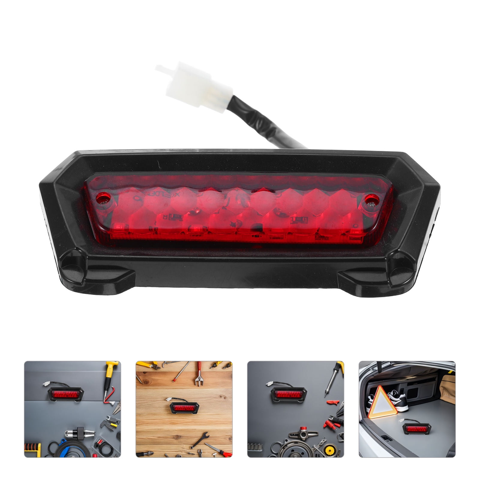 TABLZONE 12v motorcycle tail light Plastic Multi Visibility Enhancement ...