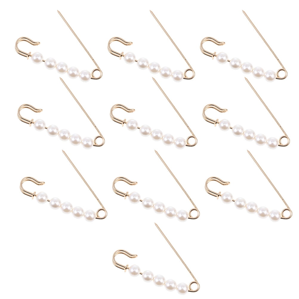 TABLZONE Jeans Waist Pin Assorted Color Metal Plastic Pearls Stylish ...
