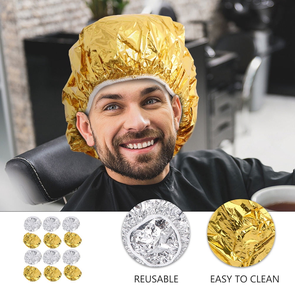 TABLZONE 16Pcs Aluminum Foil Hair Processing Caps for Nutrient ...