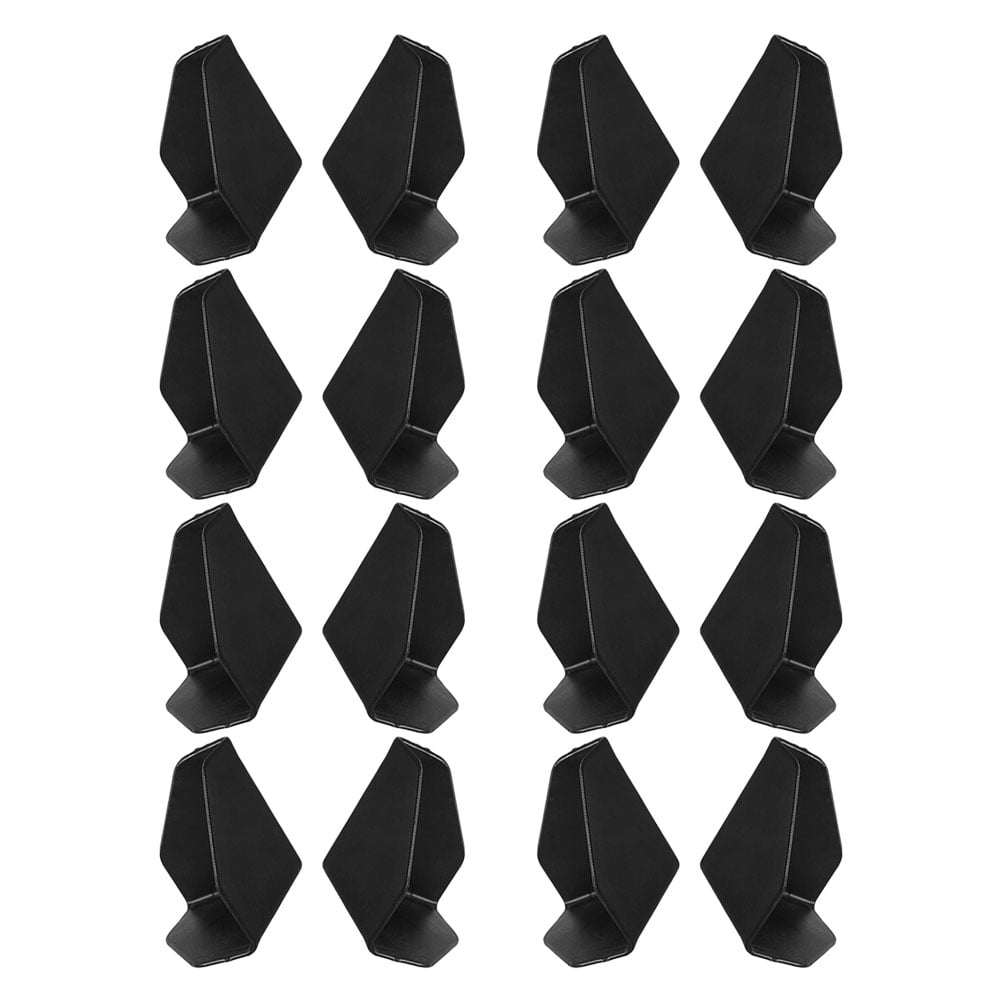 TABLZONE 16pcs Carton Plastic Corner Guards Black Edge Protection For ...