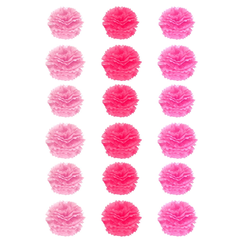 TABLZONE 18PCS Hanging Flower Balls For Photo Backdrops In Assorted ...