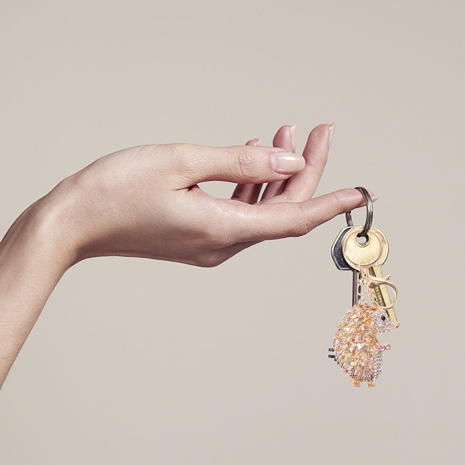 TABLZONE 1Pack Rhinestone Keychain Pendant Design and Carry Keys Daily Use - Walmart.com