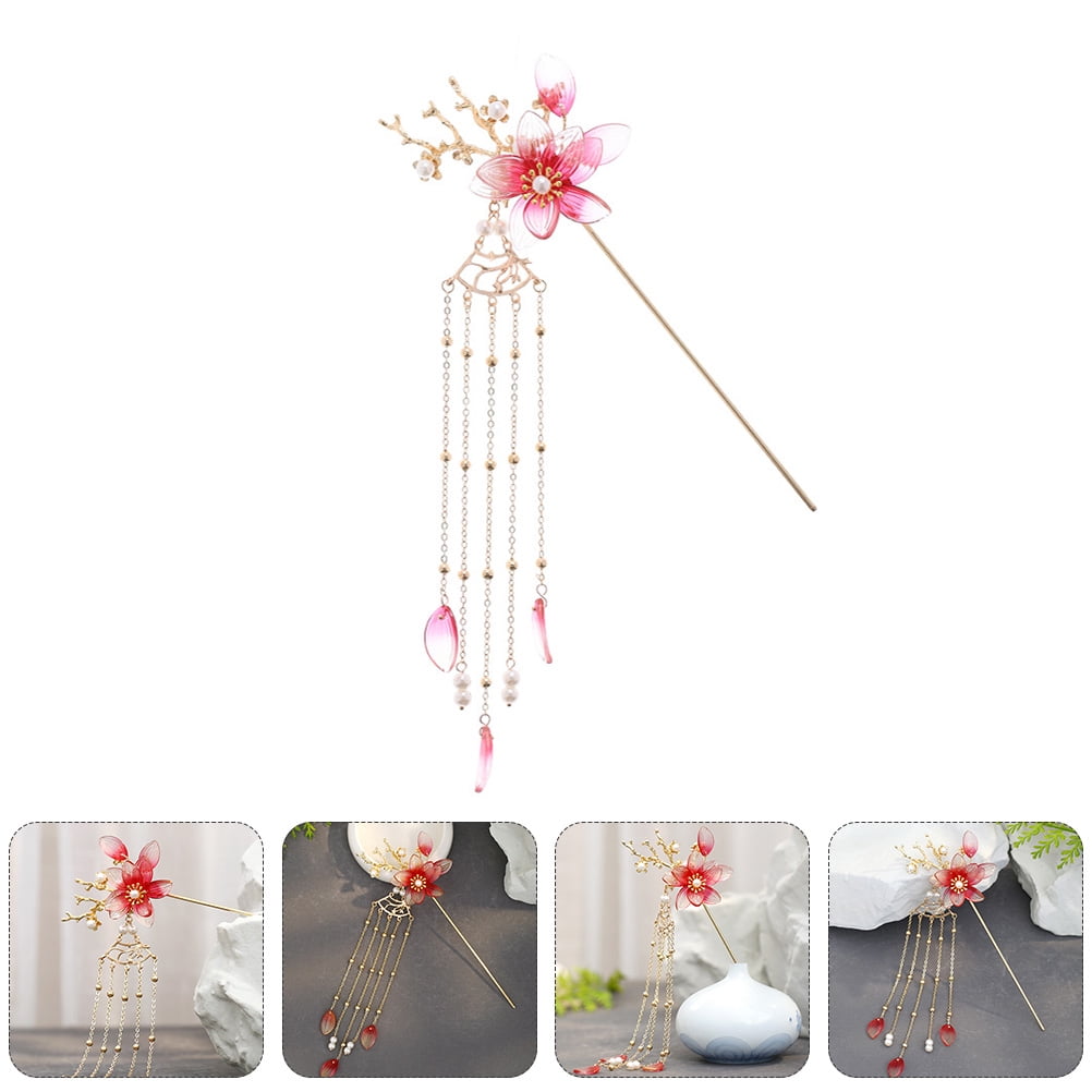 TABLZONE 1Pc Tassel Hair Chopstick for Elegant Wedding and Party ...