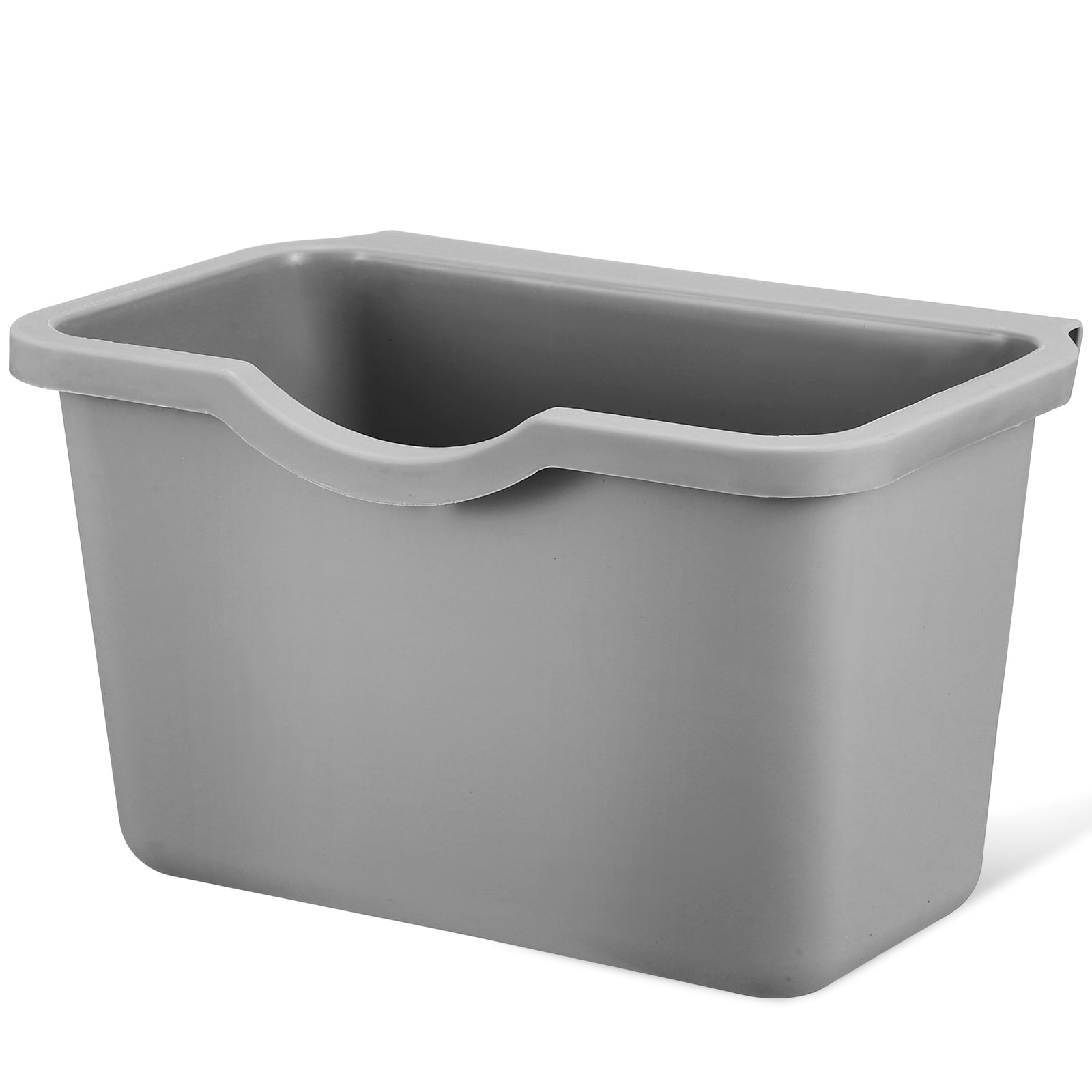 TABLZONE Compost Bucket for Kitchen, 1-Piece Grey Plastic Container ...