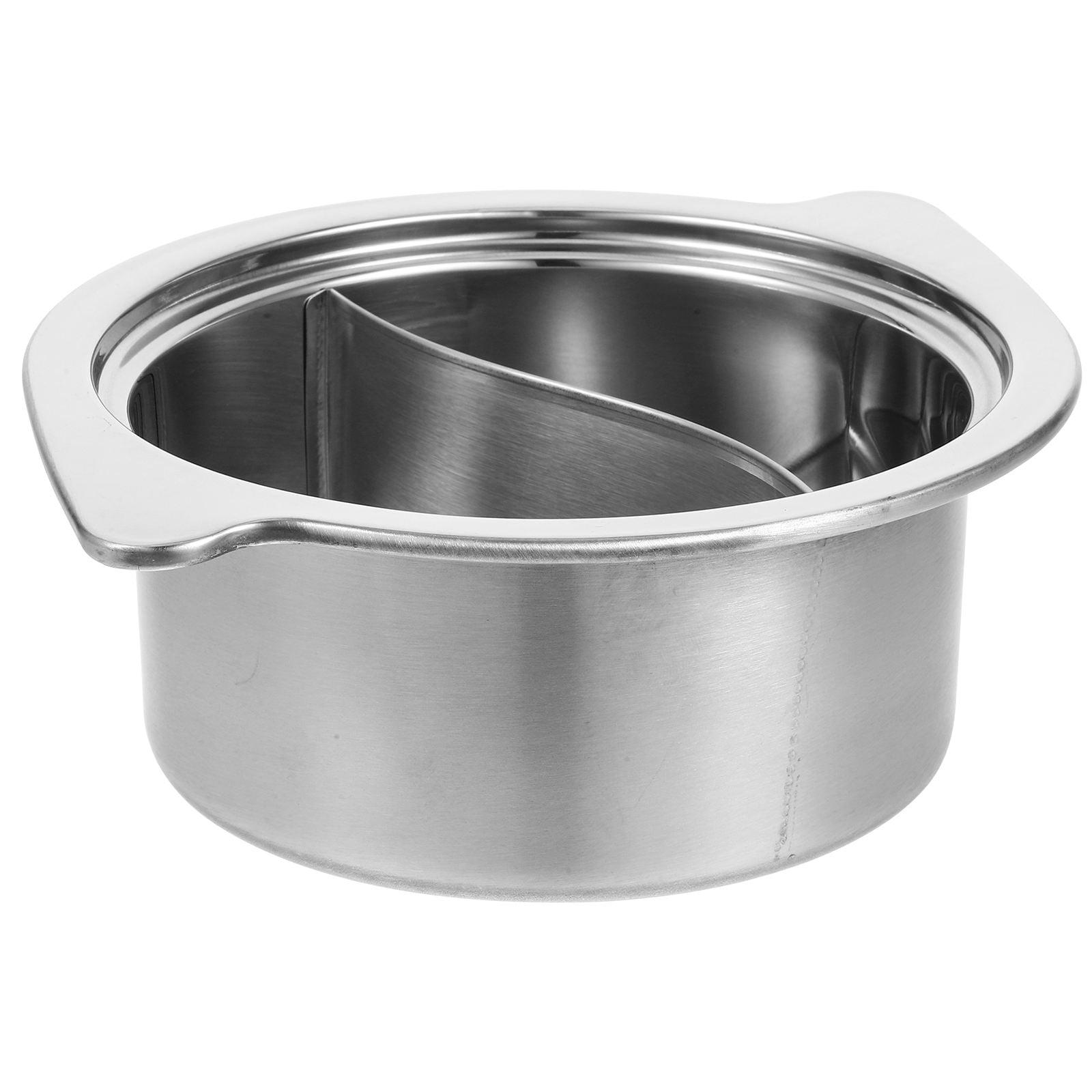 TABLZONE 1Pc Silver Small Stainless Steel Hot Pot and Easy to Clean ...