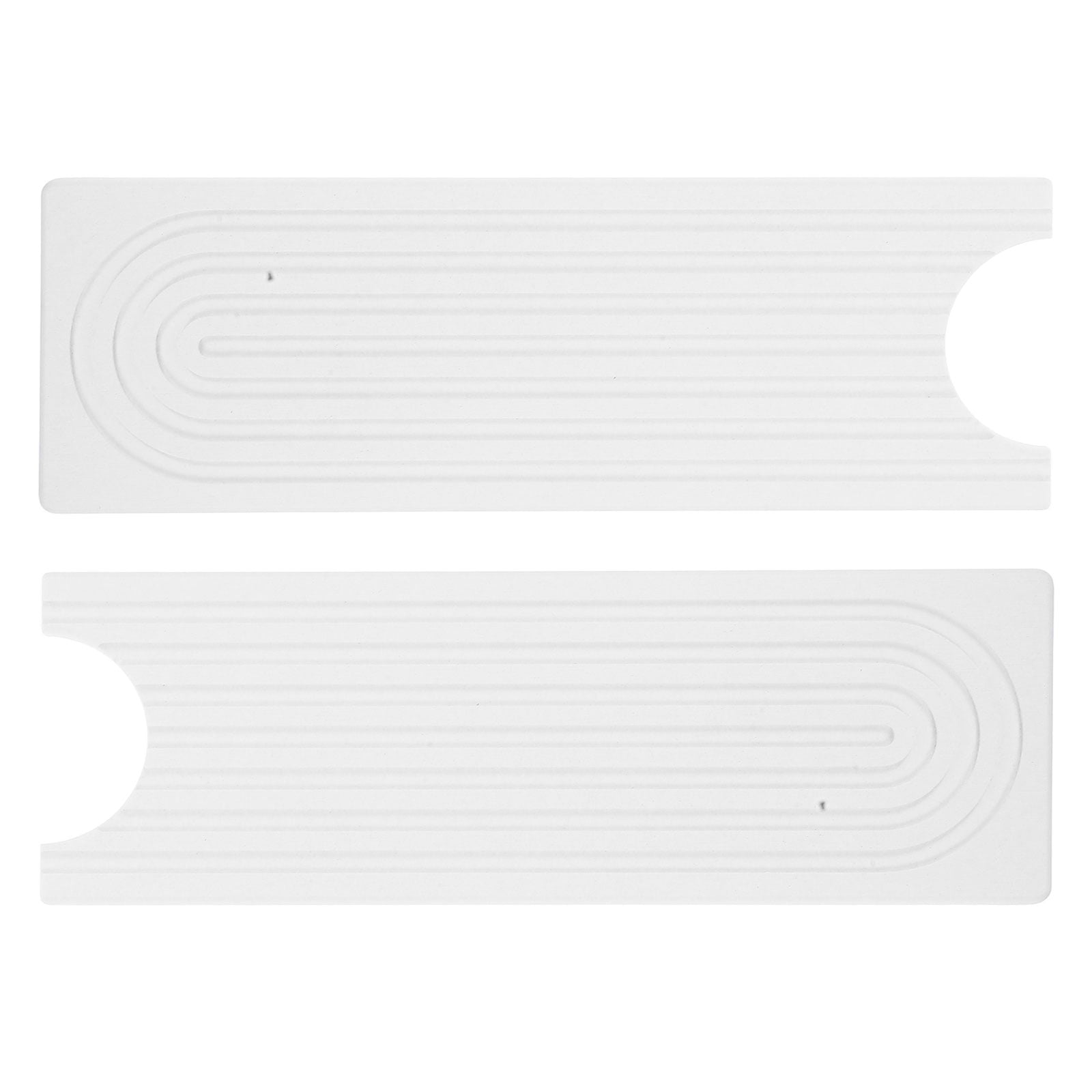 TABLZONE 1Set Absorbent Stone Tray for Kitchen Sink White Diatomite ...