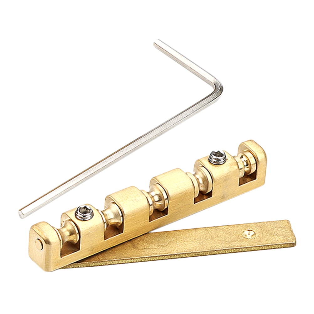 TABLZONE 1Set Brass Replacement Nut for Bass Stringed Instruments Clear ...