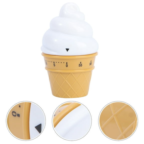 TABLZONE White Plastic Kitchen Timer for Cooking and Time Management ...