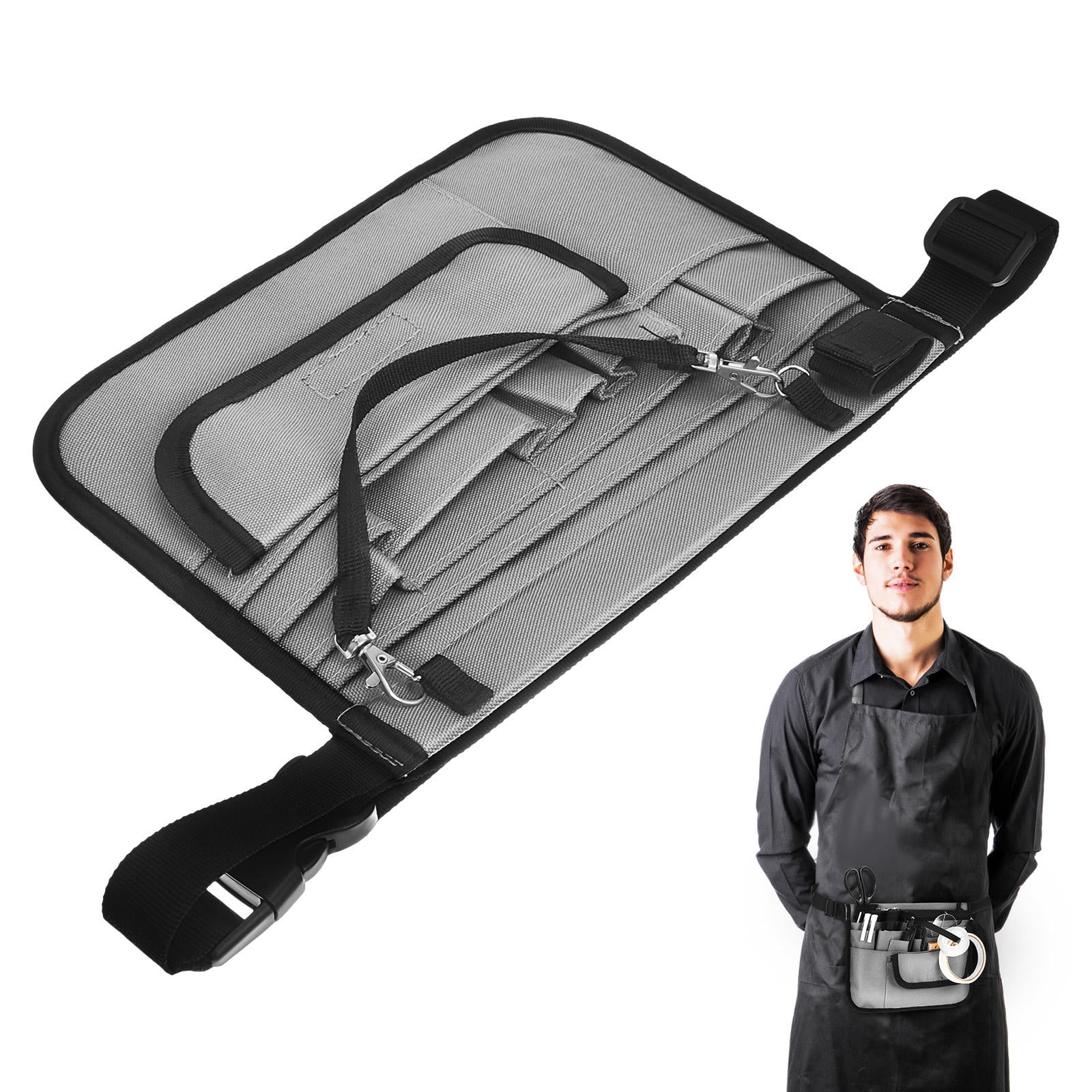 TABLZONE Server Apron Half Wrap Adjustable Waistband Oxford Cloth 1Pcs ...