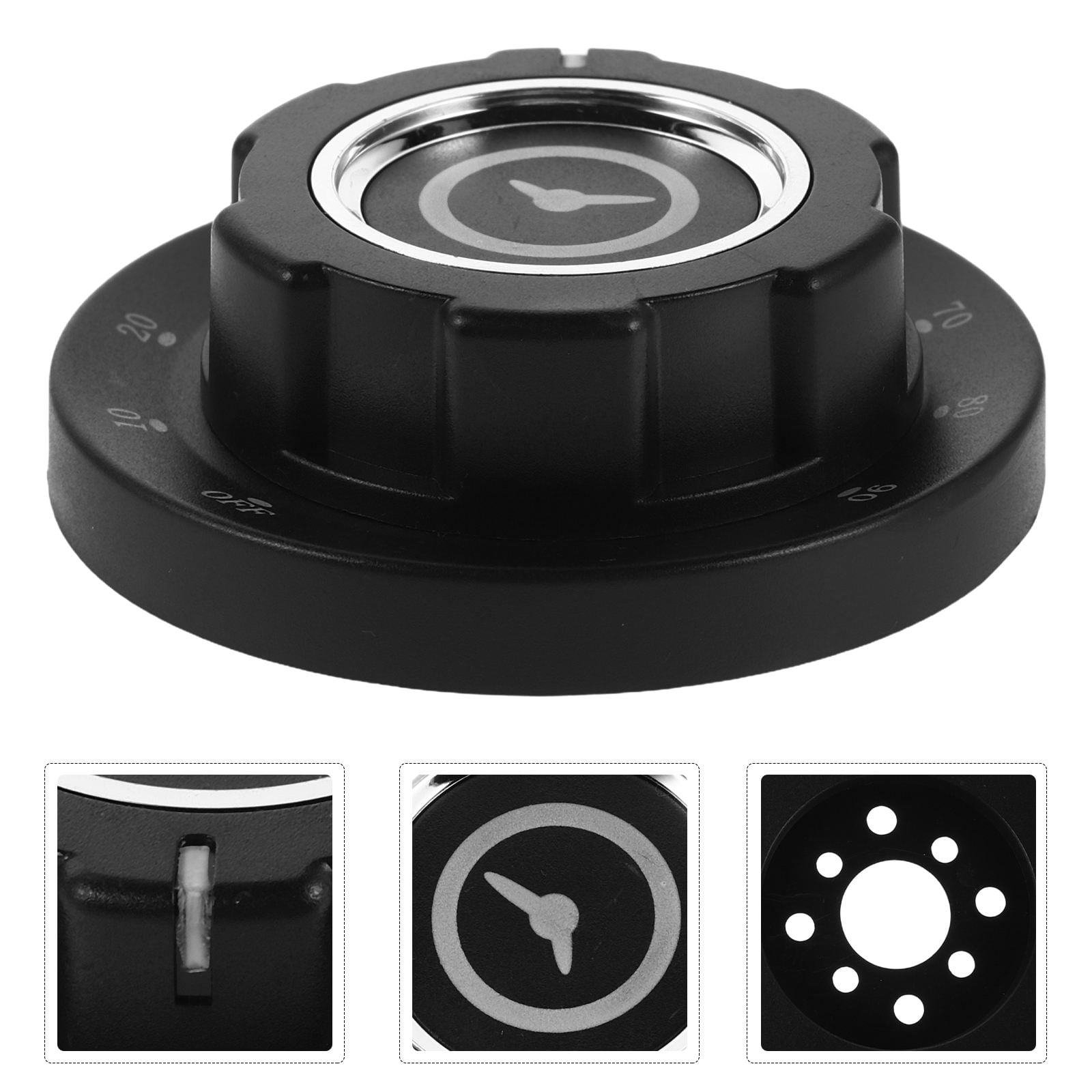 TABLZONE 1Set Black Plastic Oven Timer Knob Replacement for Precise ...