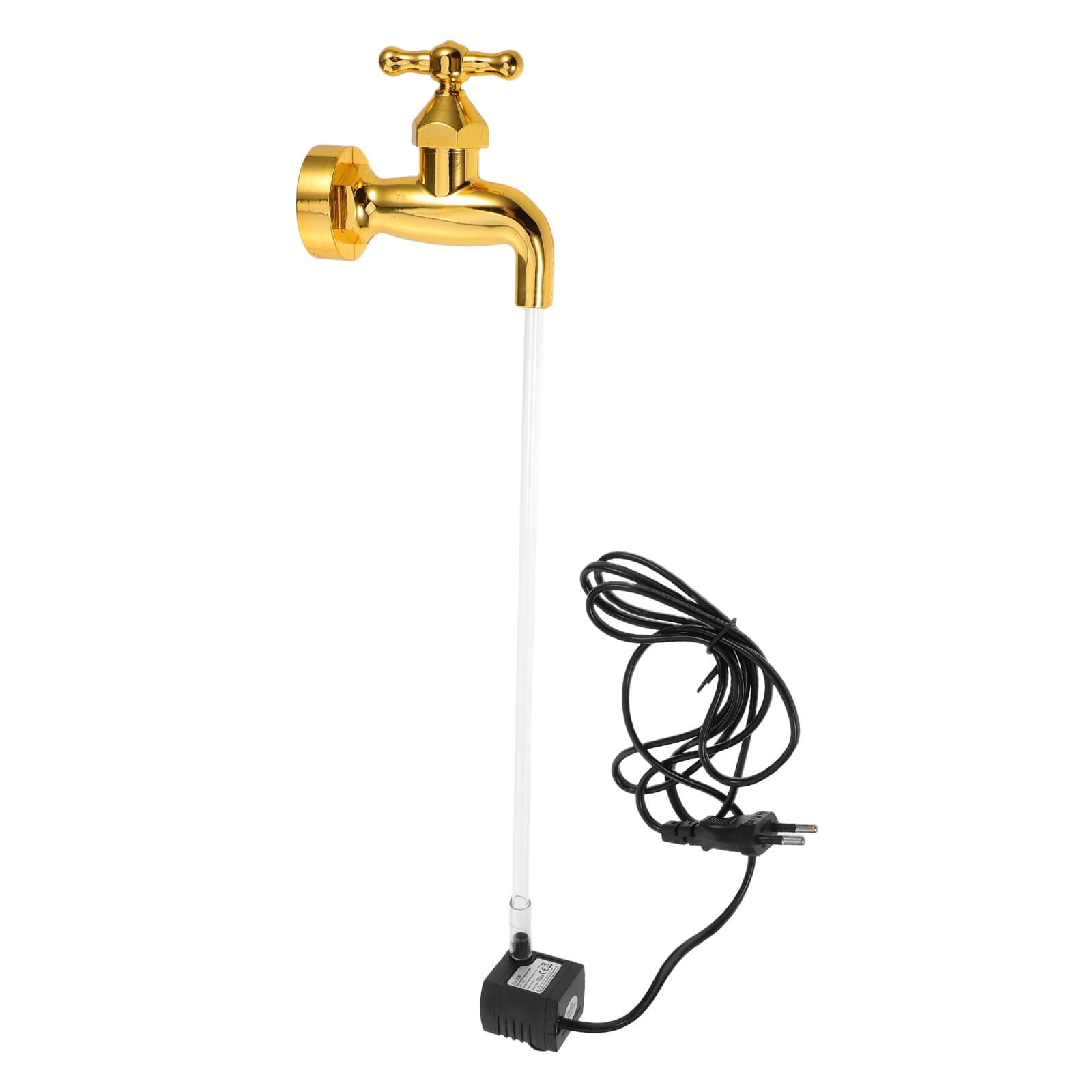 TABLZONE 1Set Garden Water Feature Floating Tap Fountain Ornament with ...