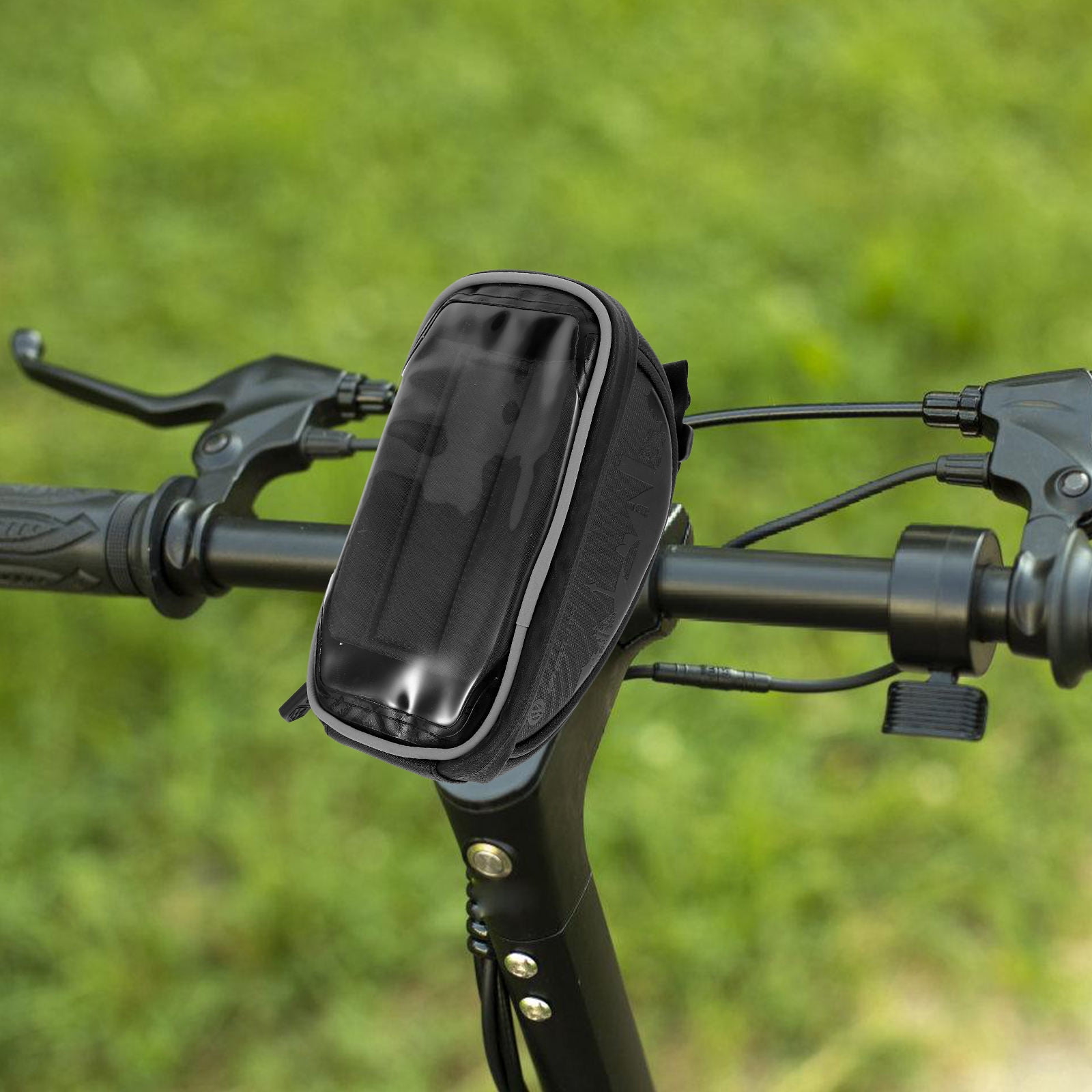 TABLZONE Electric Bike Phone Bag Waterproof for Outdoor Sports Black ...
