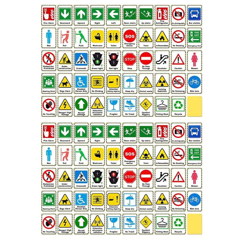 TABLZONE 2 Set Traffic Signal Flash Cards For Cognitive Development ...