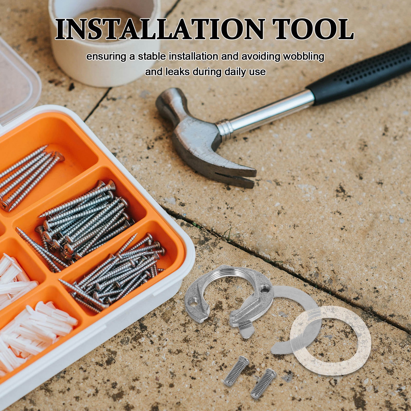 TABLZONE Kitchen Sink Faucet Installation Tool Set with Anti-Loosening ...