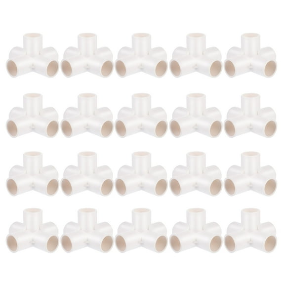 TABLZONE 20Pcs PVC 5-Way Hose Fittings Multi-Purpose Water Pipe ...