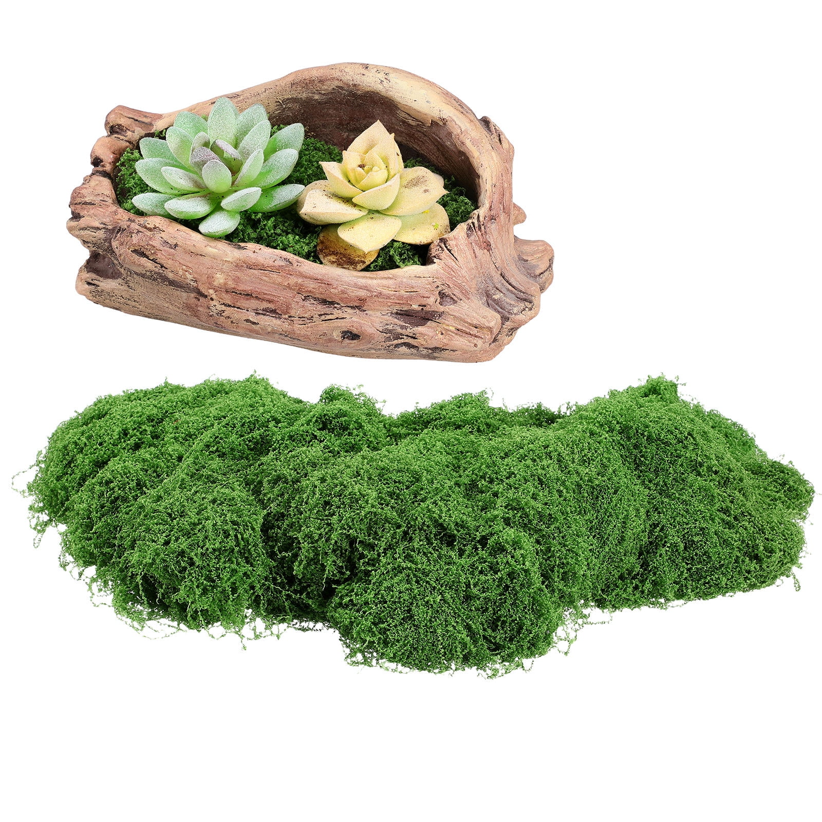 TABLZONE Artificial Terrarium Moss Green Polyester for Decoration and ...