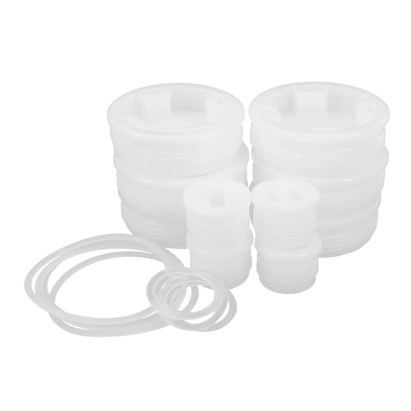 TABLZONE 40PCS Plastic Drum Bung White Caps for Water Drum Secure ...