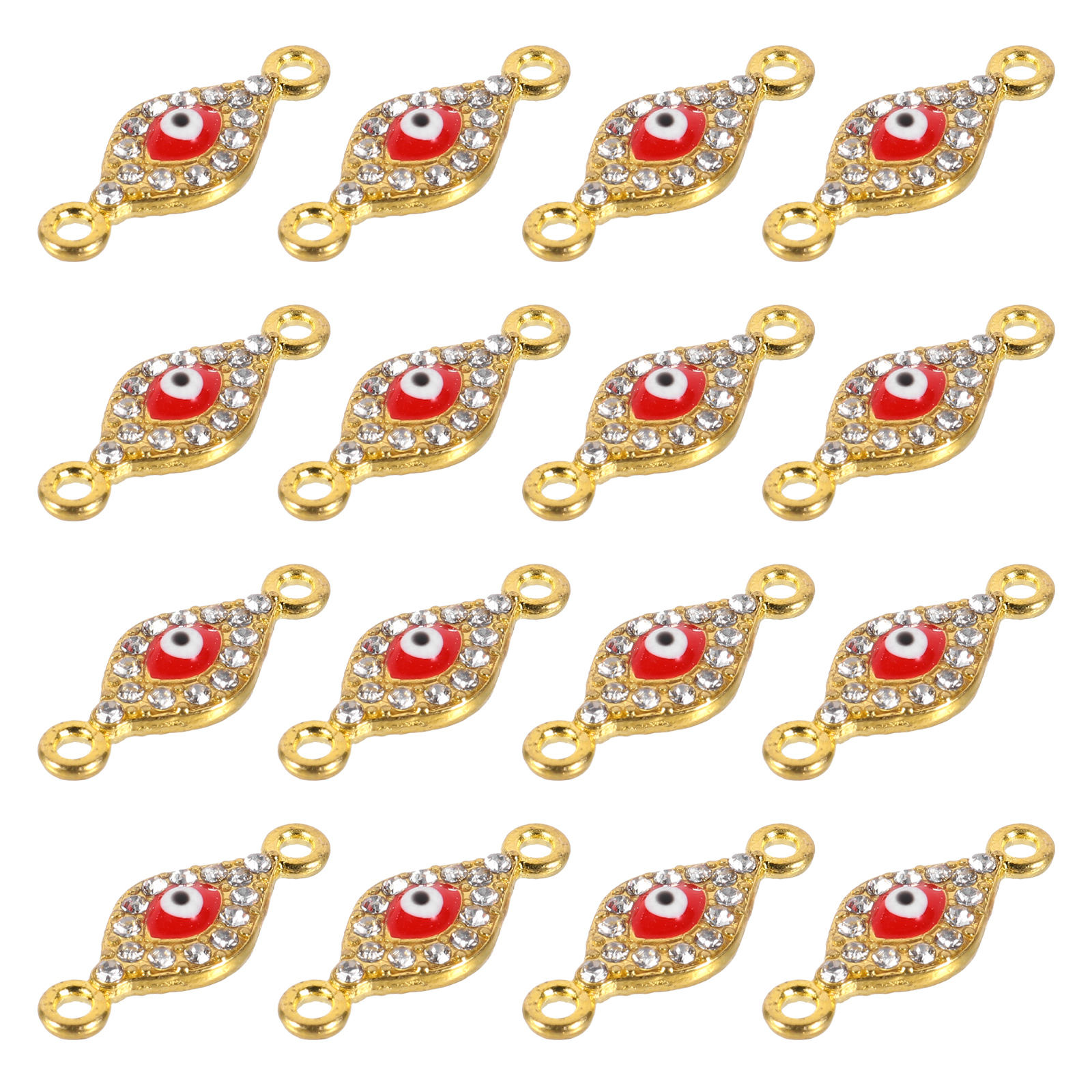 TABLZONE 20Pack Golden Alloy Eye Charm Bulk For Diy Jewelry Making ...
