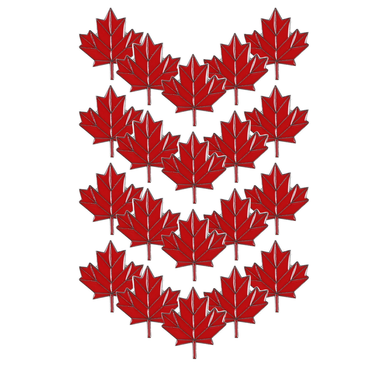 TABLZONE 20Pcs Canada Maple Leaf Breastpin Alloy Lapel Pin for Women ...