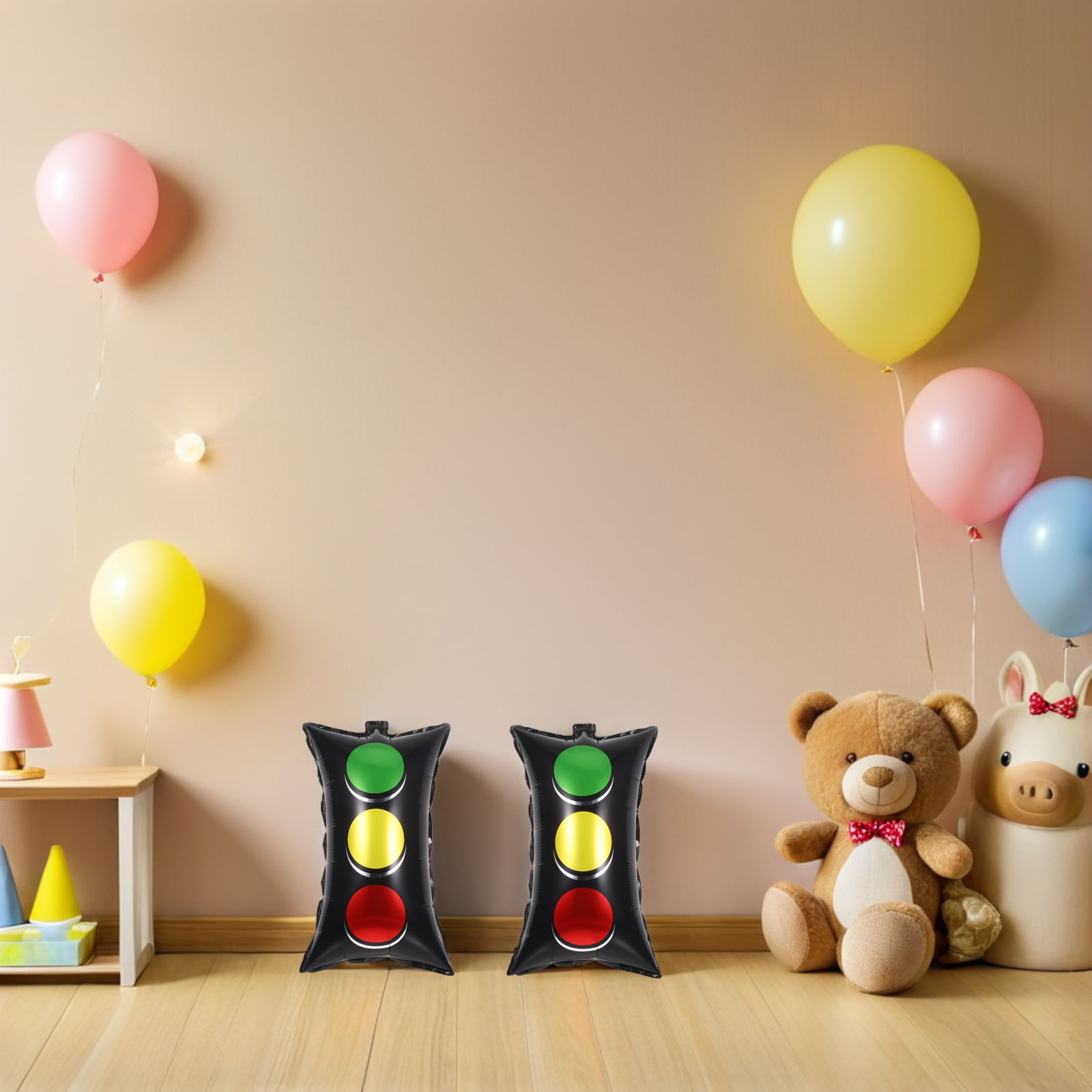 TABLZONE Traffic Signal Balloons Easy Inflation Options for Racing Car ...
