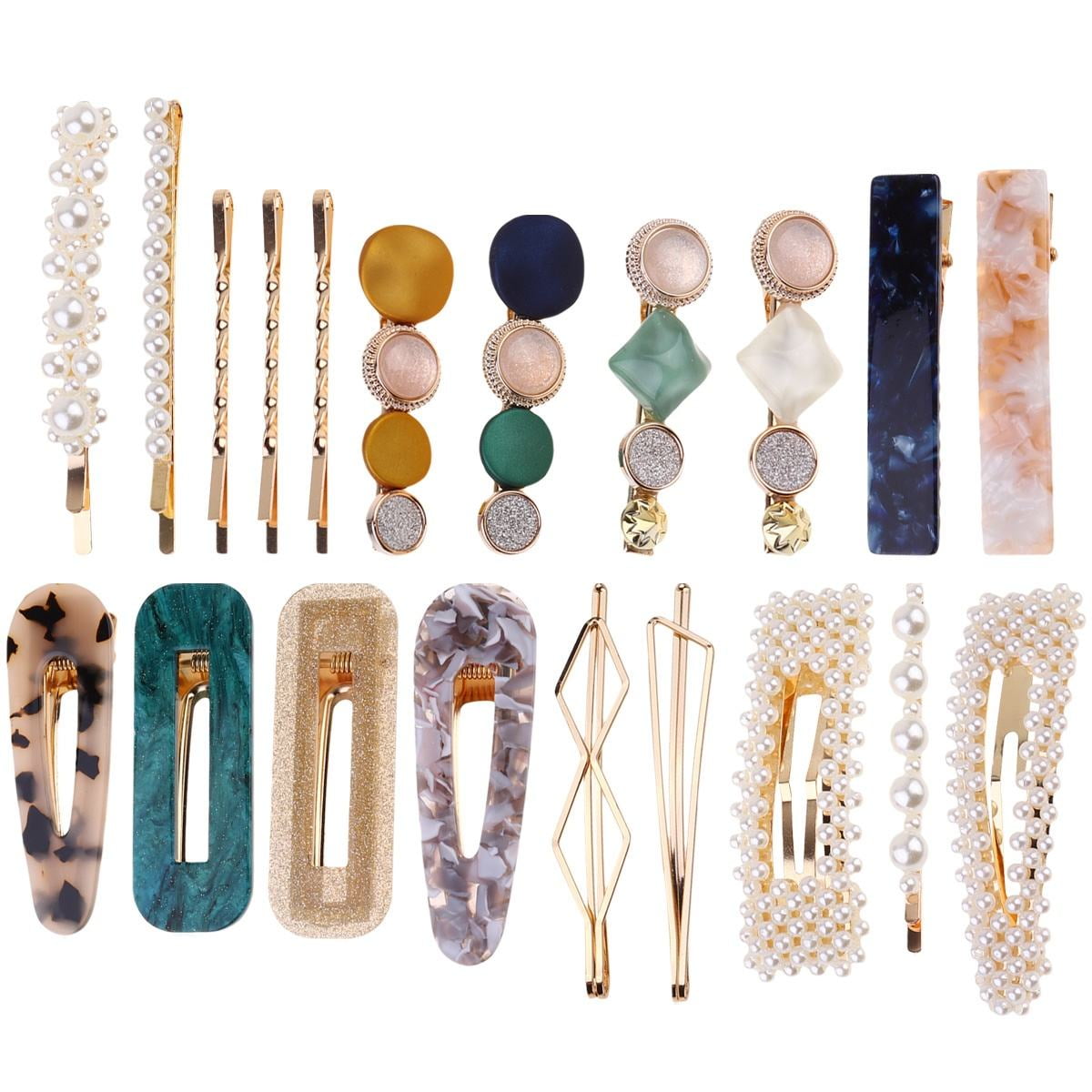 TABLZONE 20Pcs Women's Hair Jewellery Assorted Color Decorate Hair ...