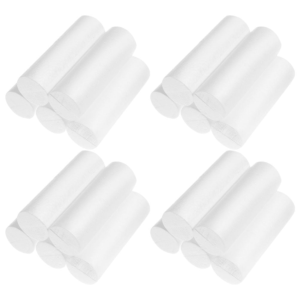 TABLZONE Foam Model Foam Cylinder White 20Set - Walmart.com