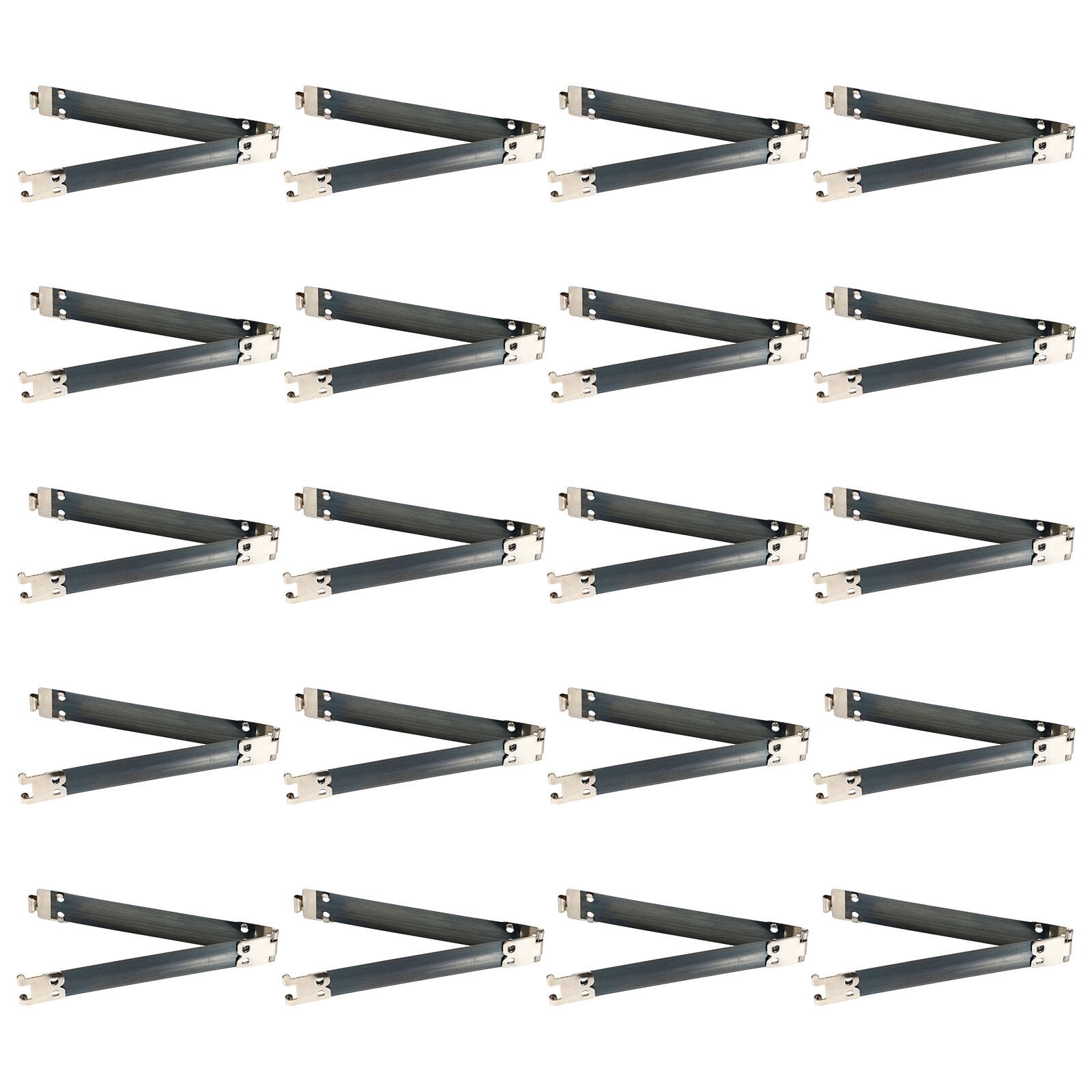 TABLZONE 20pcs Purse Closure Hardware Flex Frames Iron Silver for ...