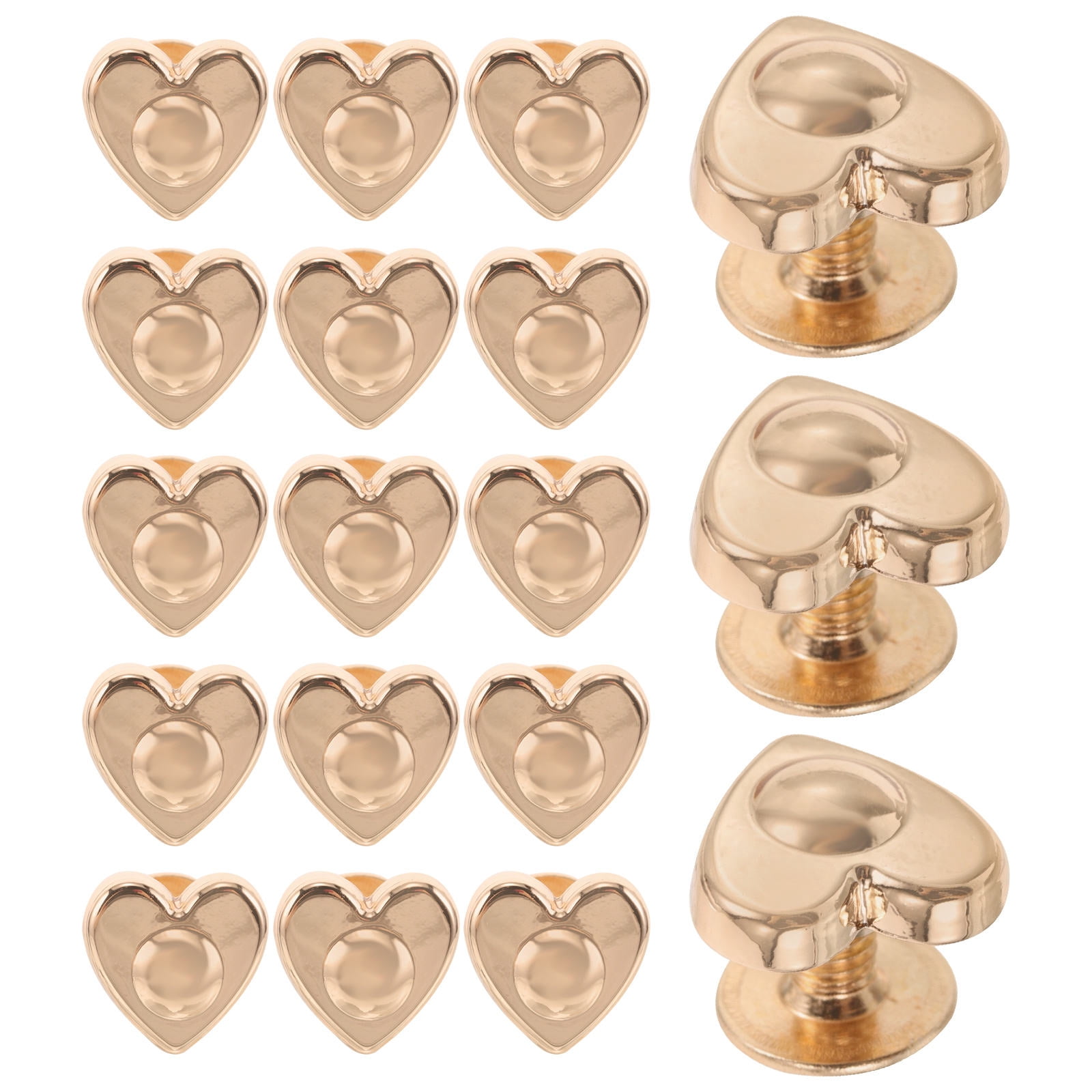 TABLZONE Purse Making Supplies Golden Zinc Alloy Screw Studs for Bag ...