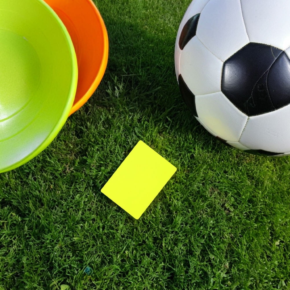 TABLZONE 22Pcs Football Referee Cards High Visibility Red Yellow ...