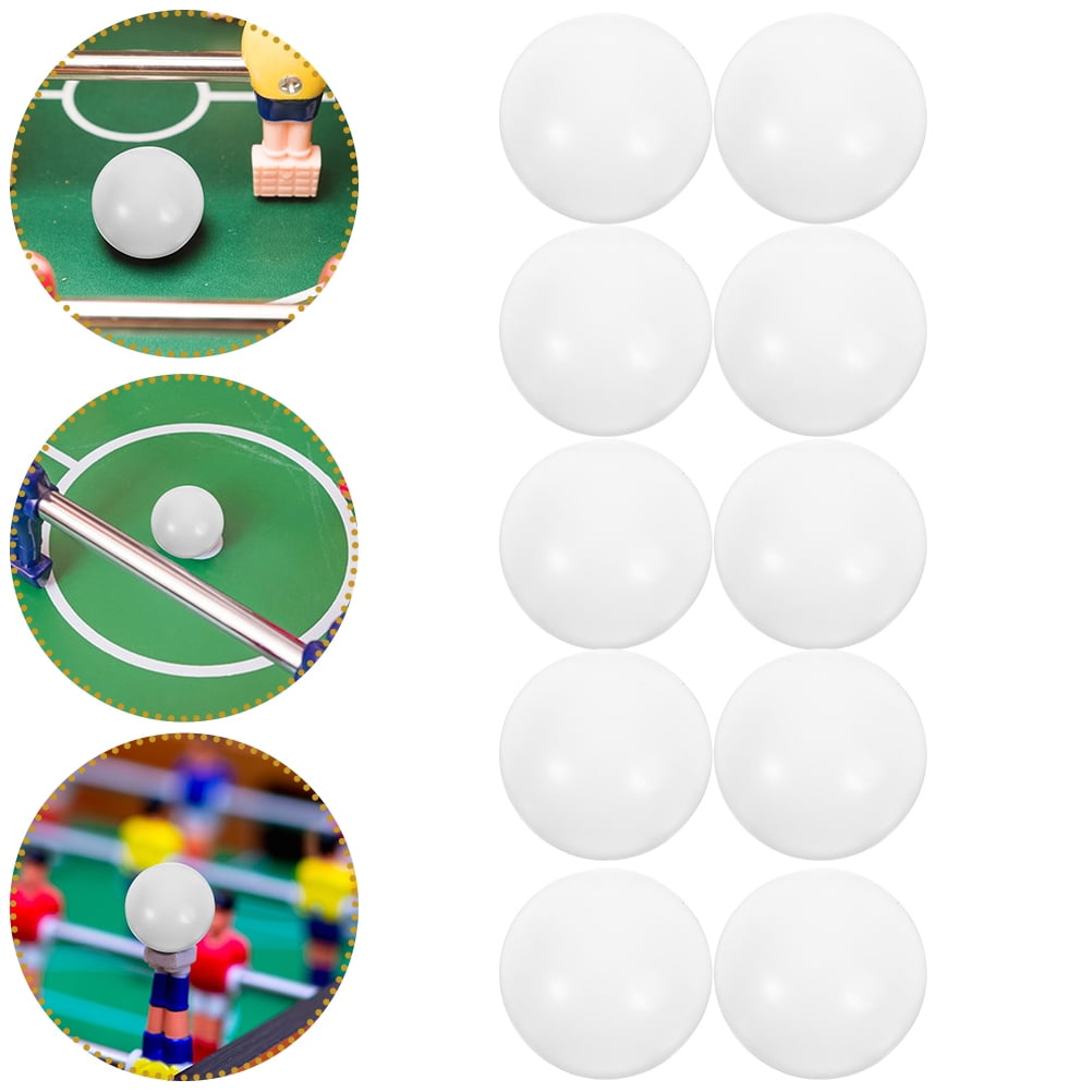 TABLZONE 24pcs Family Gathering Mini Foosball Balls HIPS White ...