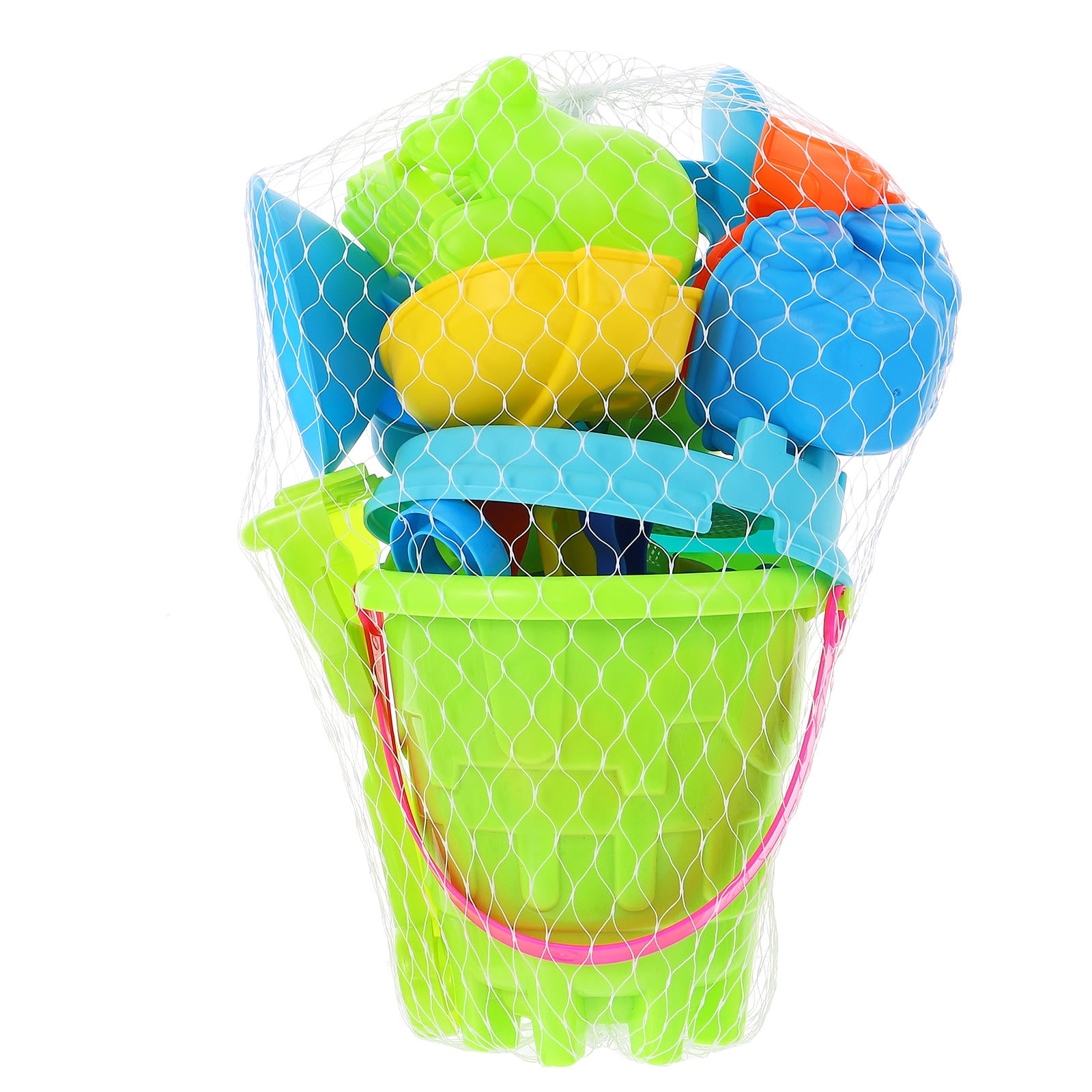 TABLZONE 25 Pcs Bucket Beach Building Tools Assorted Color for Outdoor ...