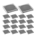 TABLZONE Versatile Black Coin Holders Clear Plastic Box for Collectors ...