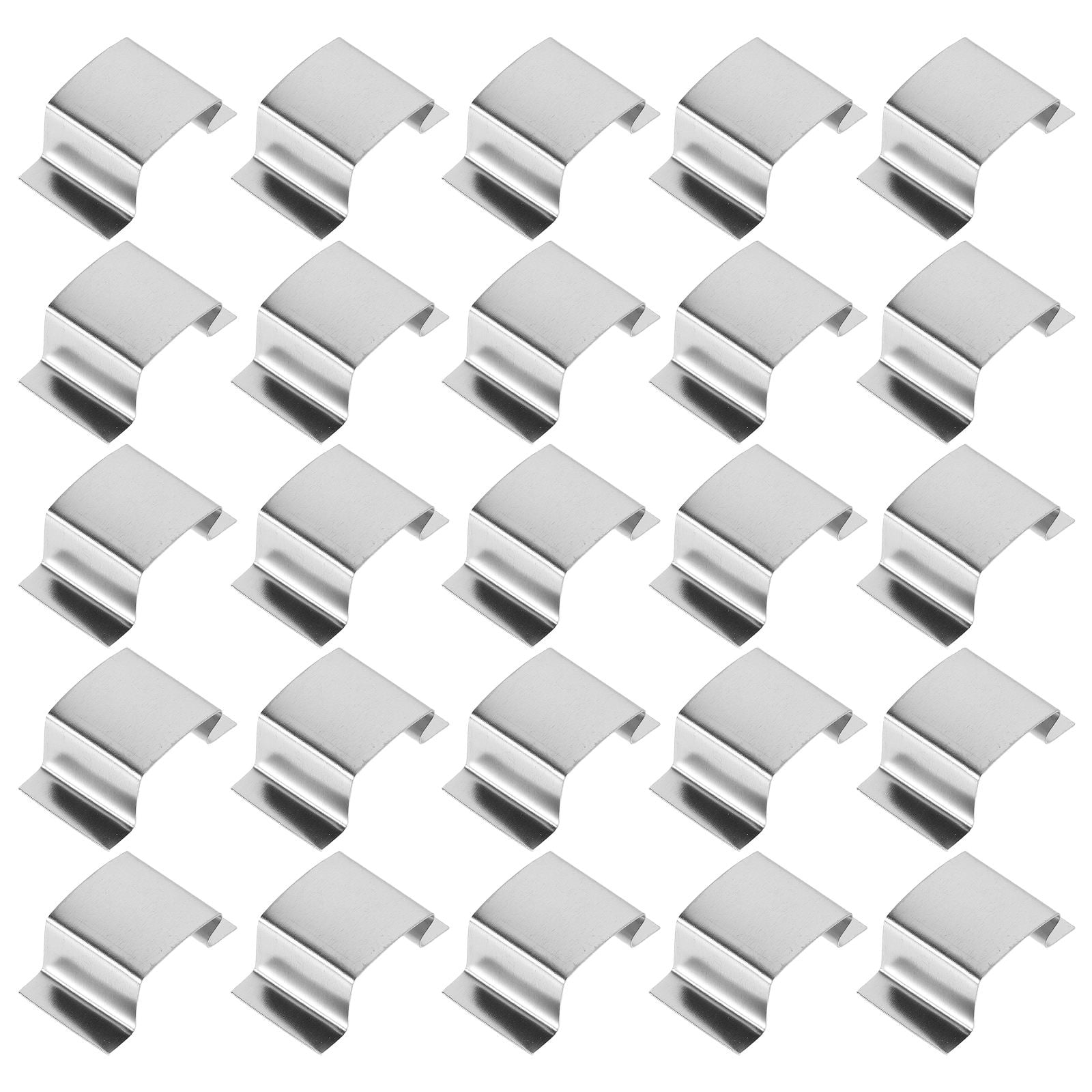 TABLZONE Stainless Steel Greenhouse Clips Silver for Holding Panels ...