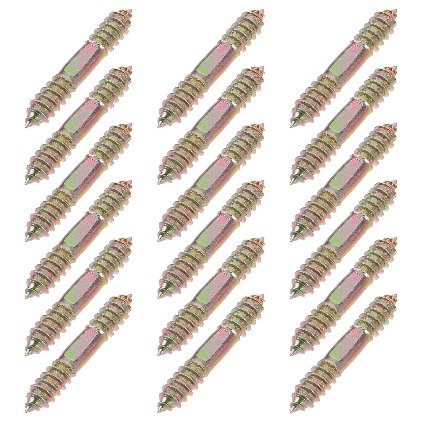 TABLZONE Double Headed Self Tapping Screws Carbon Steel Golden for ...