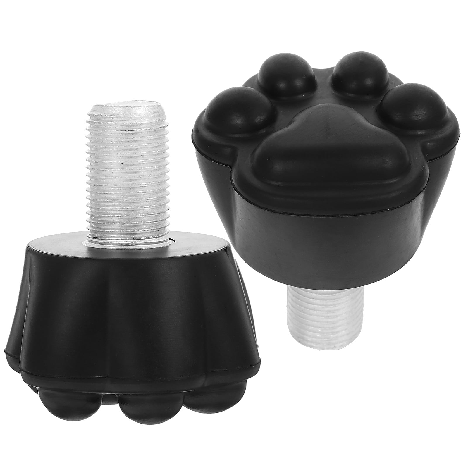 TABLZONE 2Pack Rubber Roller Stoppers Adjustable Shape with Stability ...