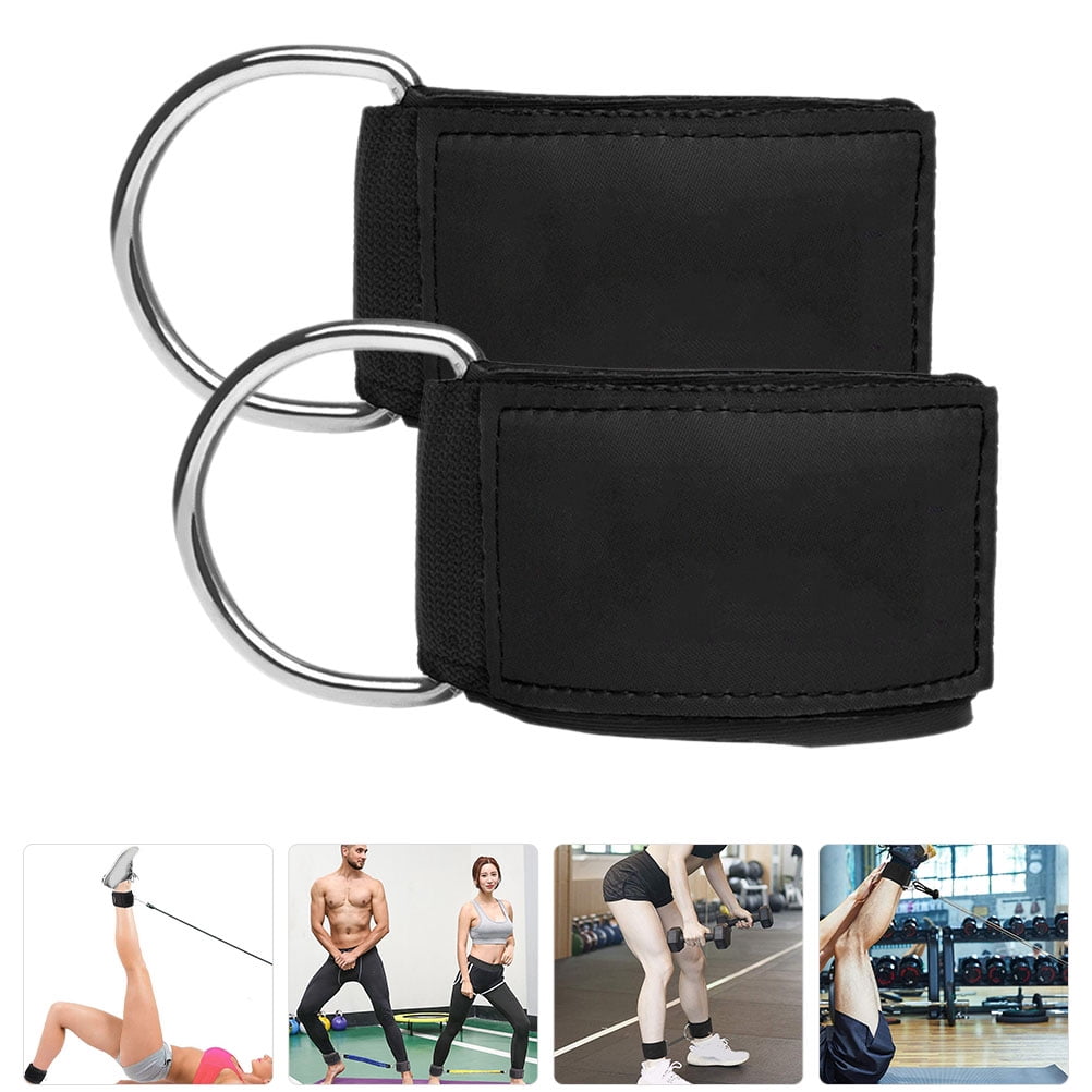 TABLZONE 2Pcs Wear Resistant Neoprene Ankle Bands for Cable Machine Gym ...