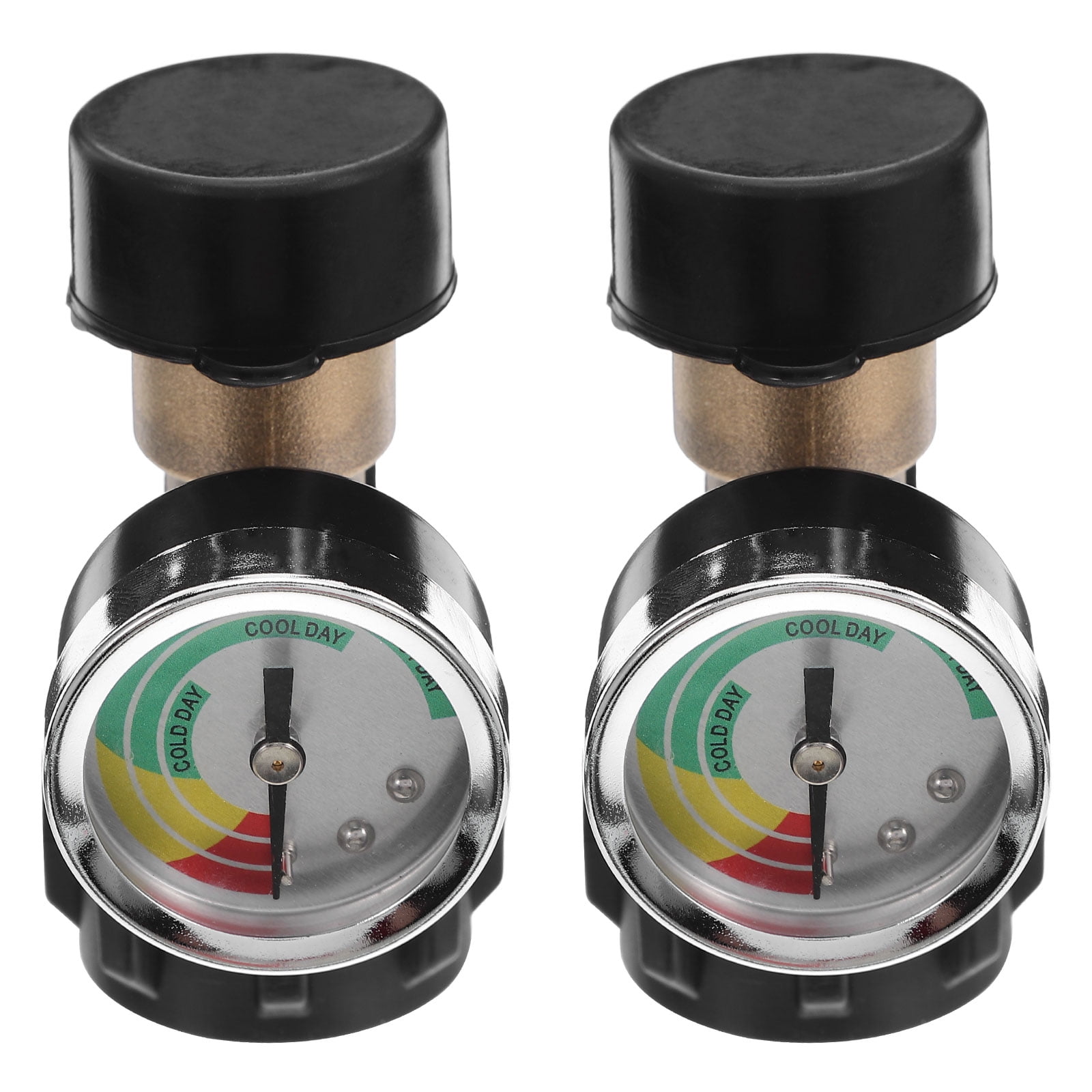 TABLZONE Propane Bottle Gauge, Solid Brass, Pressure Monitoring ...