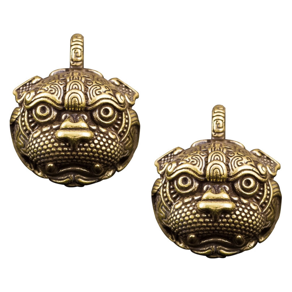 TABLZONE 2Pcs Motor Keychain Brass Simple and Generous Design for Bags ...