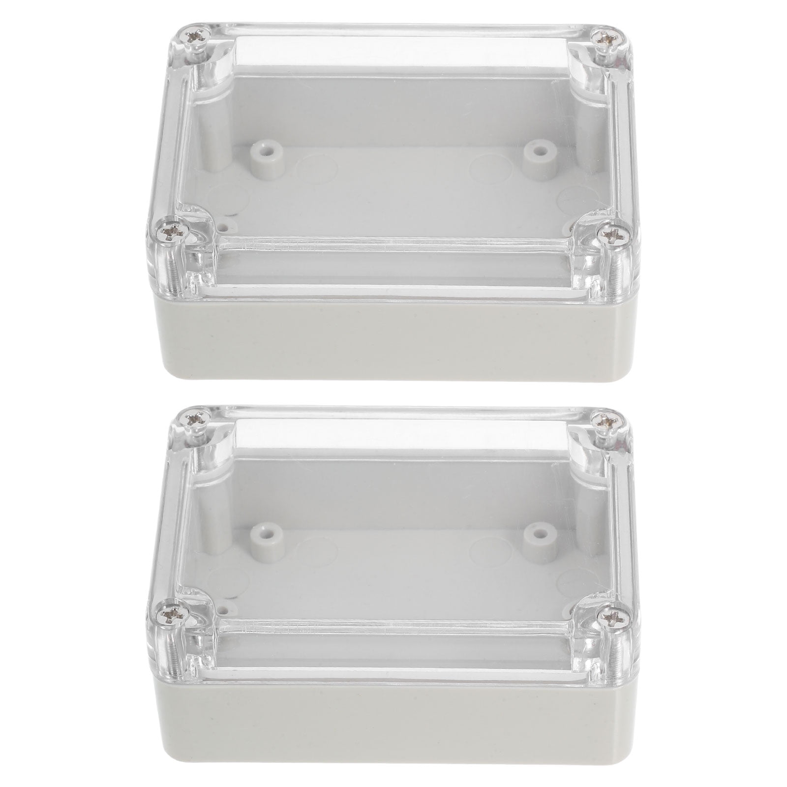 TABLZONE 2Pcs Clear ABS Waterproof Junction Box for Outdoor Electronics ...