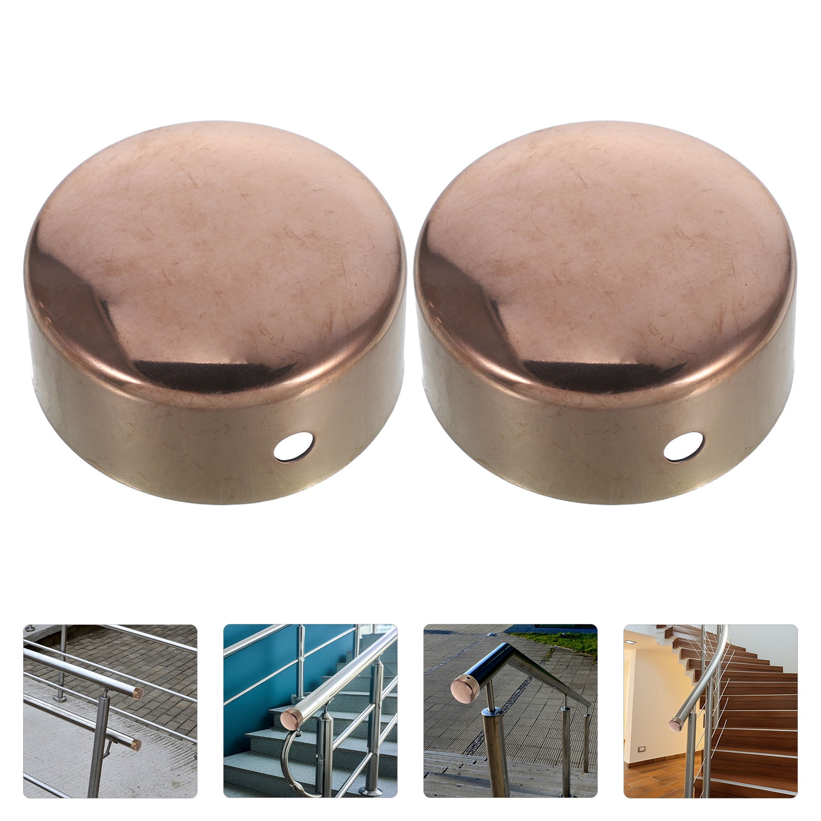 TABLZONE Minimalist Stainless Steel Handrail Covers Protective Easy ...