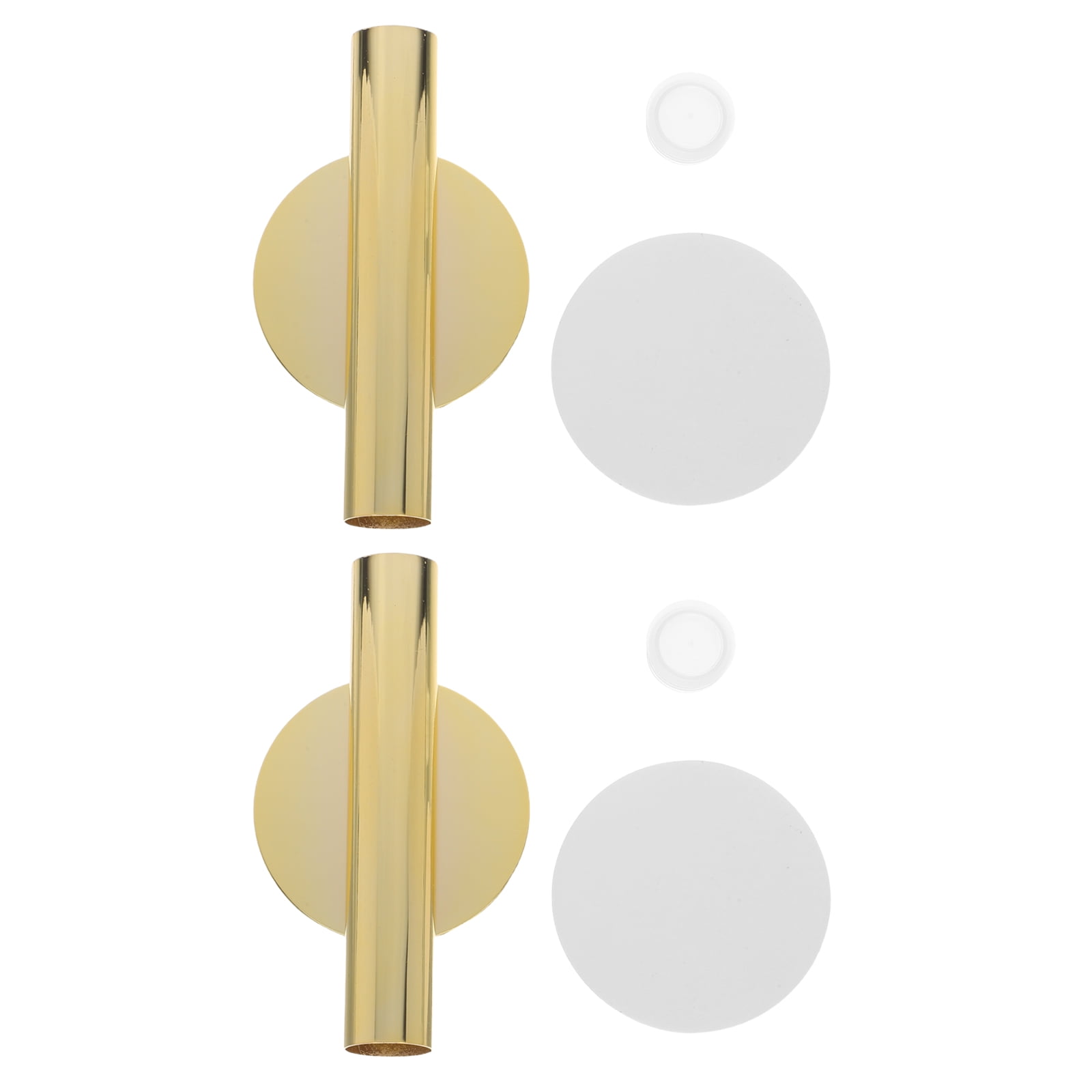 TABLZONE 2Pcs Modern Nordic Style Wall Vase Metal Flower Tube for ...