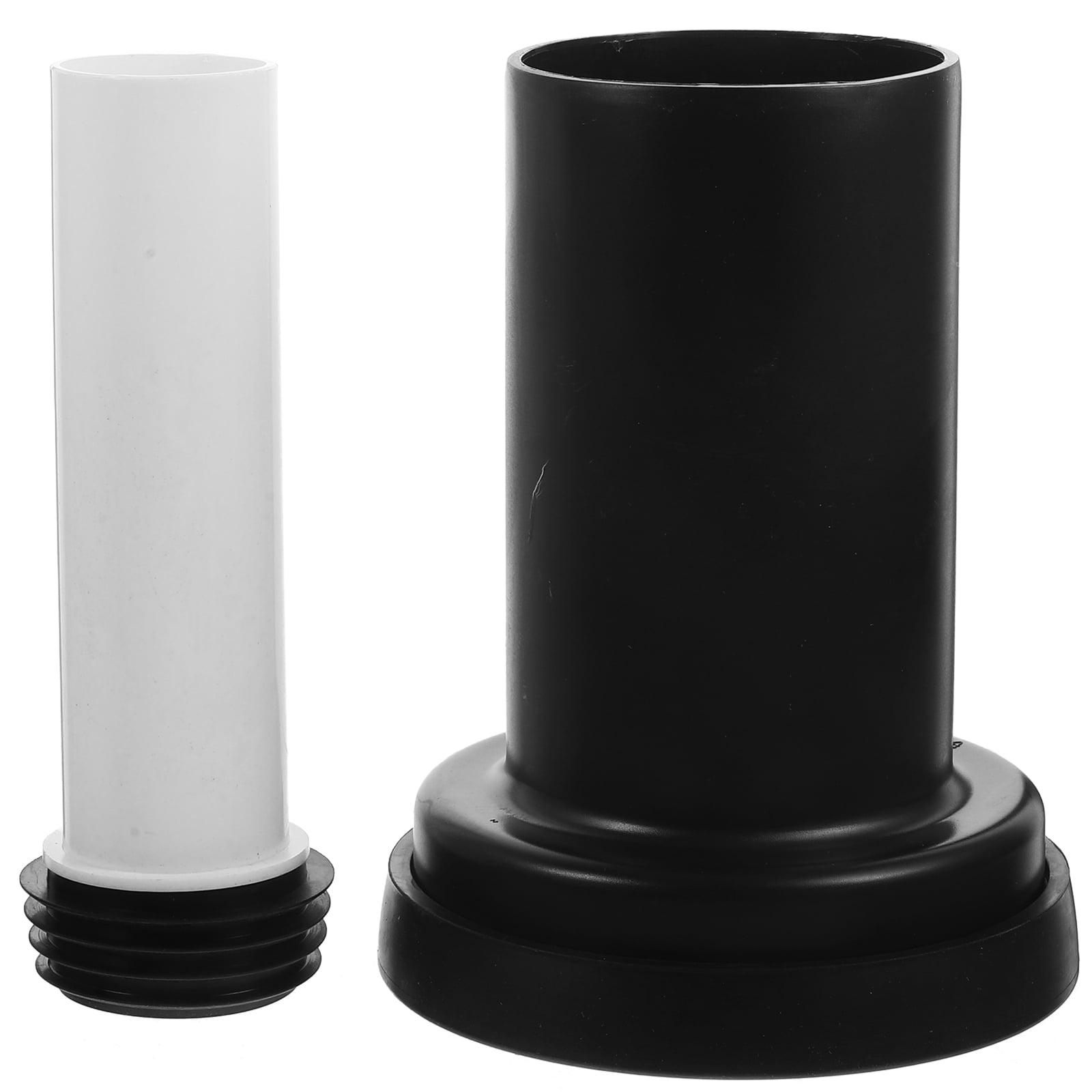 TABLZONE 2-Pack PVC Water Pipes for Wall Toilet Connection, Easy to ...