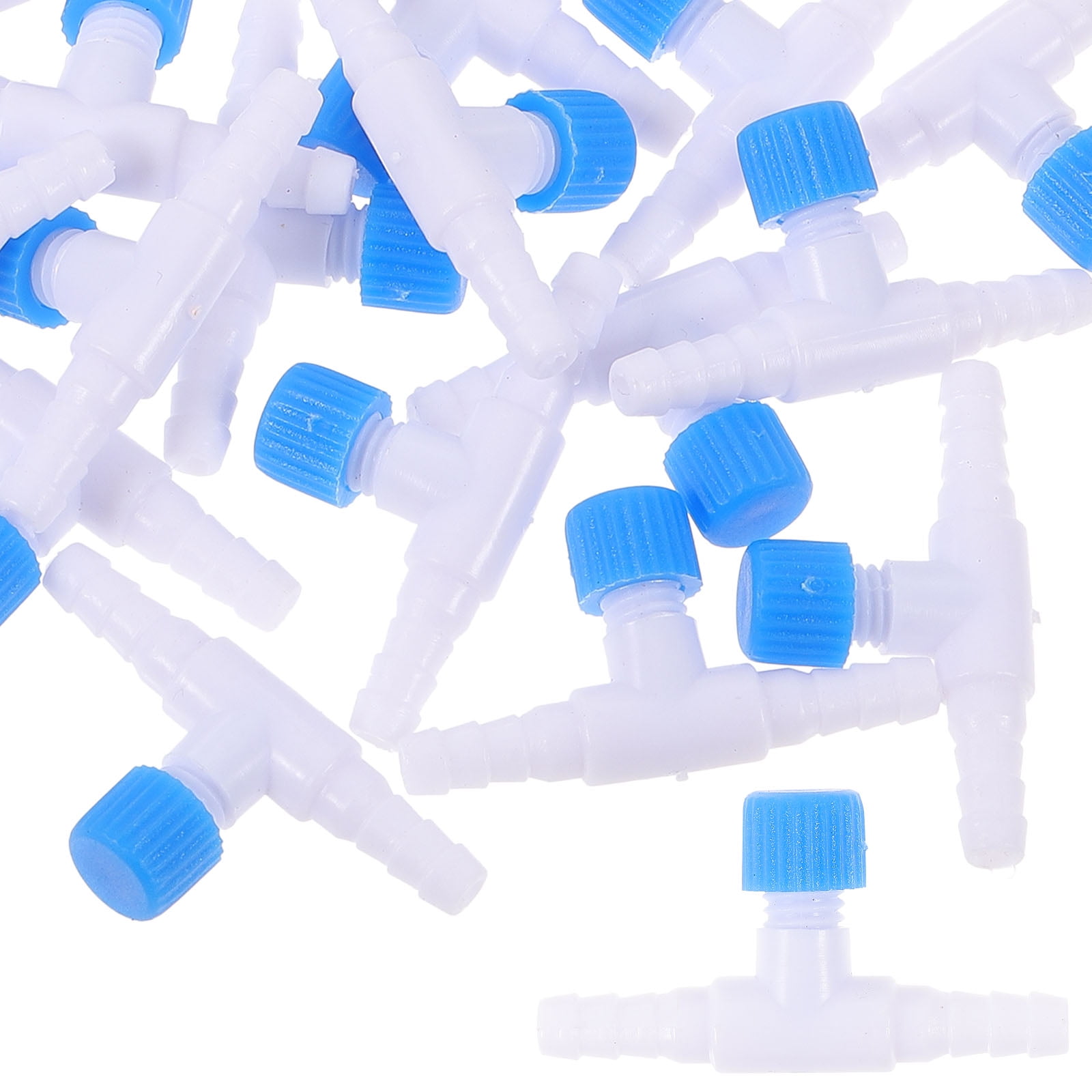 TABLZONE Fish Tank Accessories T-Shape Wear-Resistant Plastic Valves ...