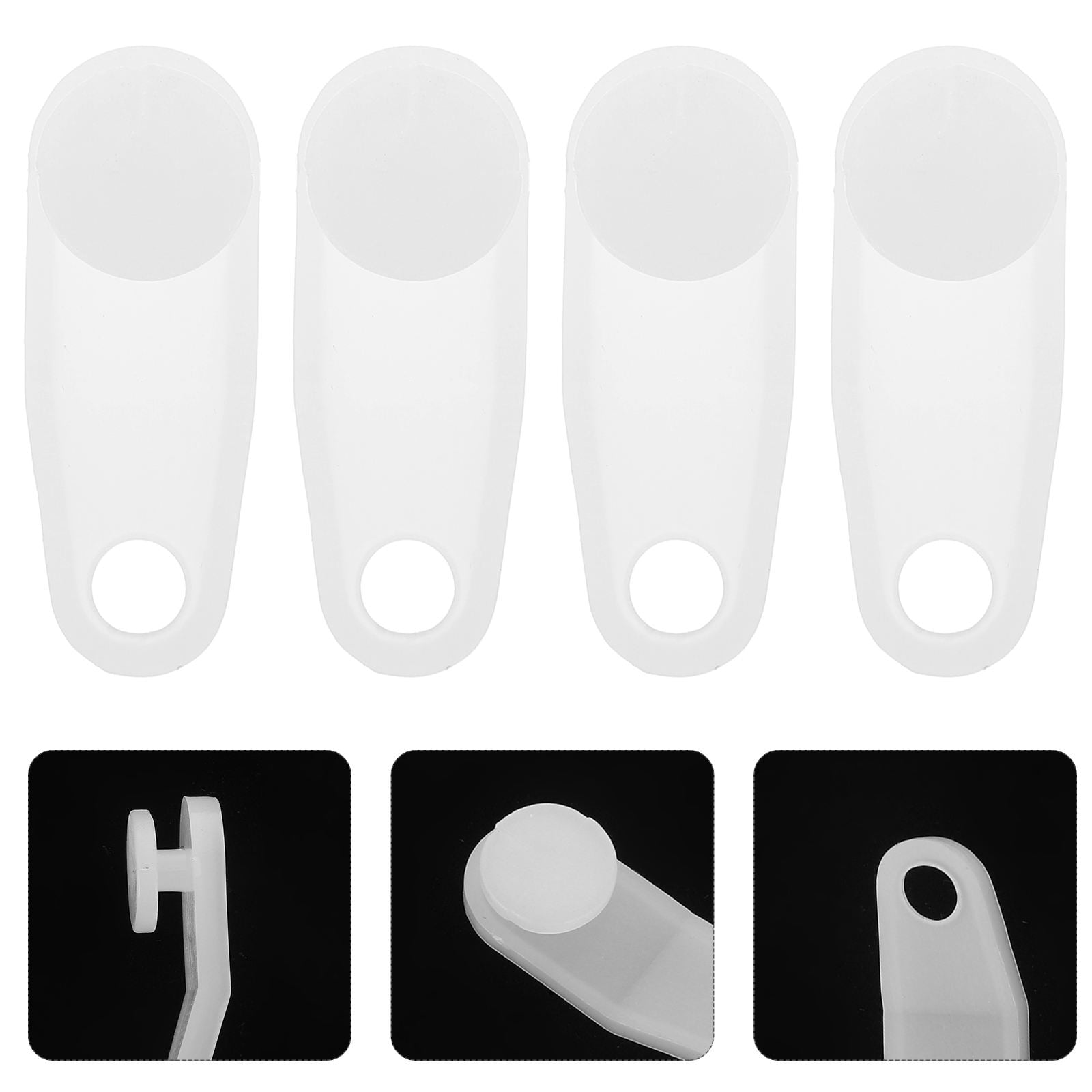 TABLZONE 30pcs Curtain Slides made of Plastic for Silent Operation in ...