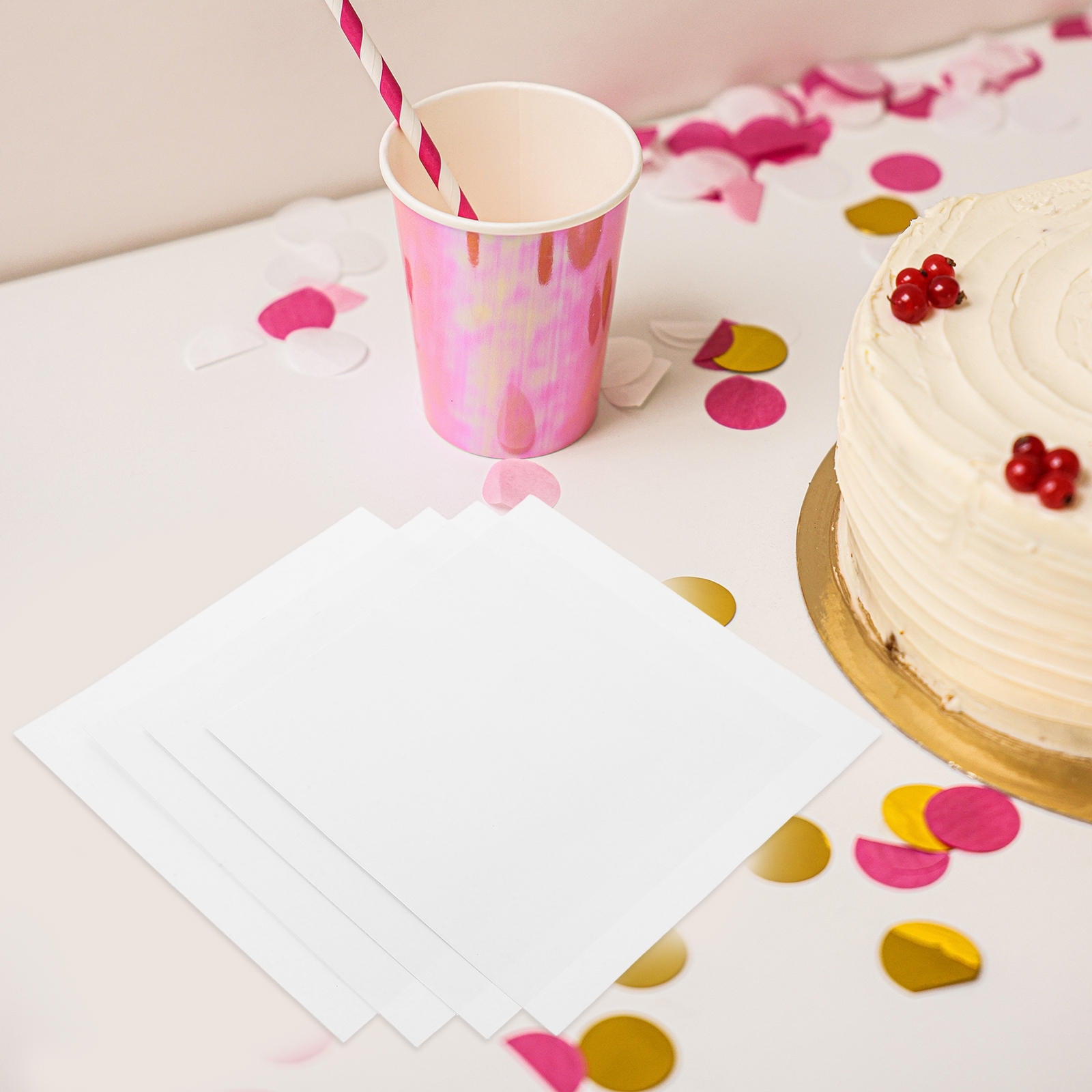 TABLZONE 30pcs Wedding Paper Cone For Wedding Favors White Paper ...