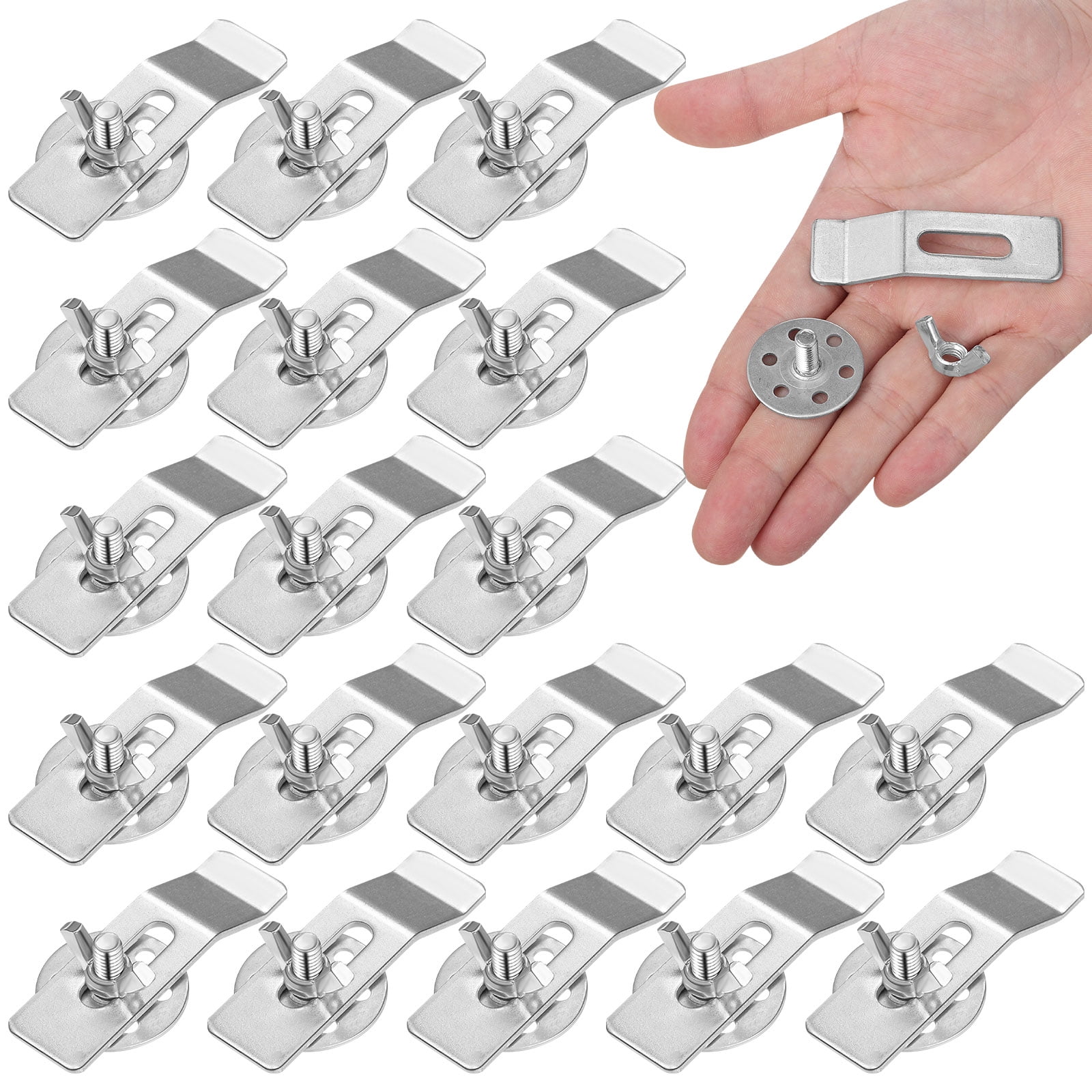 TABLZONE 36Pcs Adjustable Undermount Sink Brackets for Secure Mounting ...