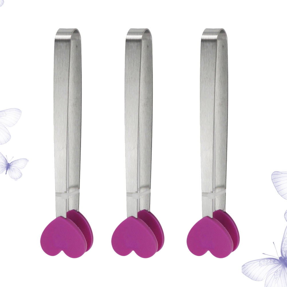 TABLZONE 3Pack Stainless Steel Silicon Bread Tong Corrosion-resistant ...