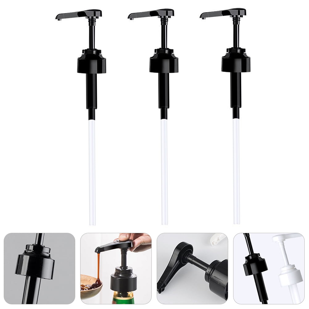TABLZONE Bottle Pump Dispensers, Black Pe, Easy One-Hand Press, Stylish ...