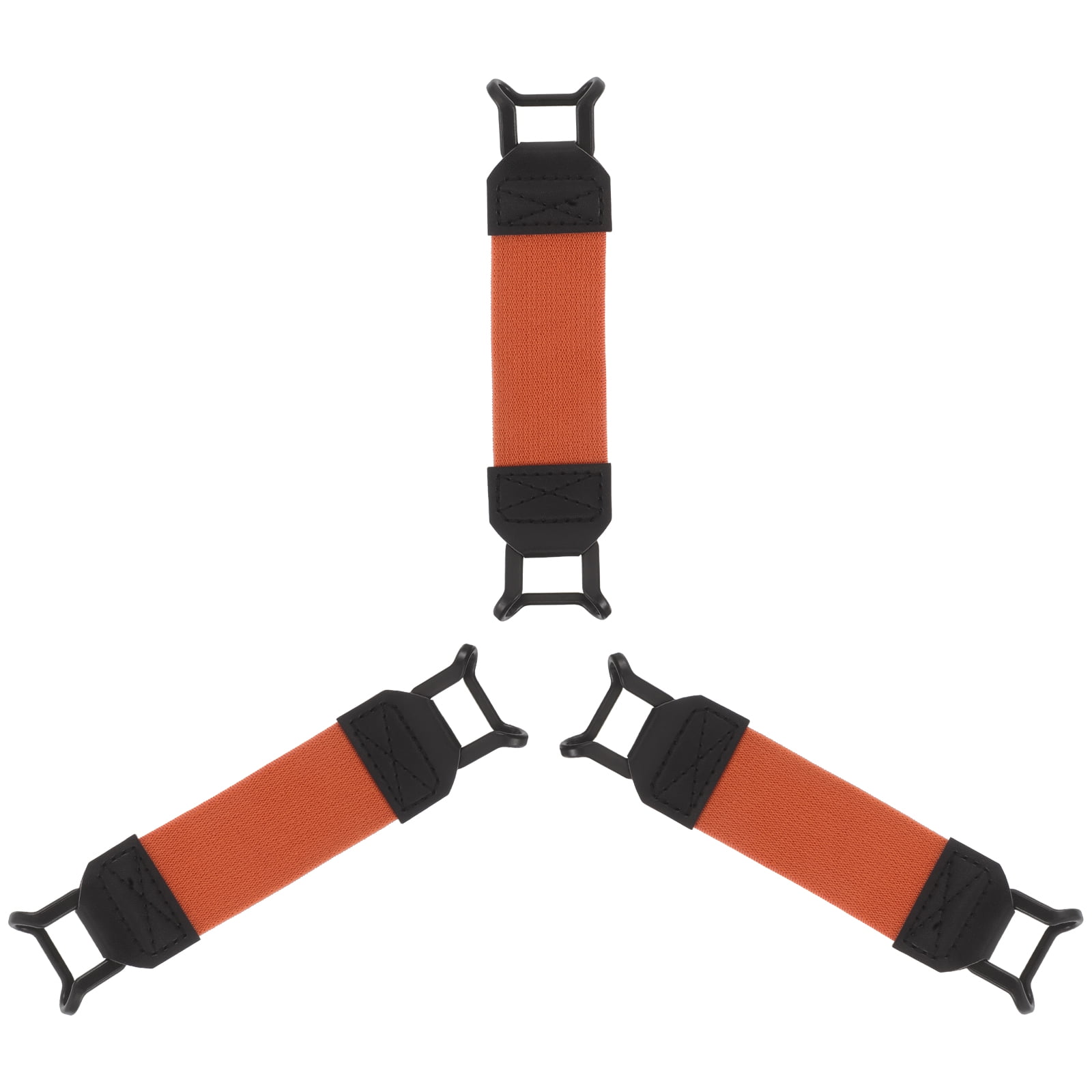 TABLZONE Orange Elastic Phone Grip Strap Adjustable Security Holder for ...